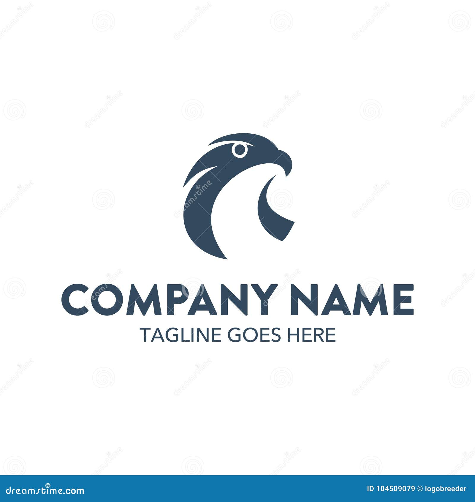 Unique Eagle Logo Template. Vector Stock Vector - Illustration of hawk ...
