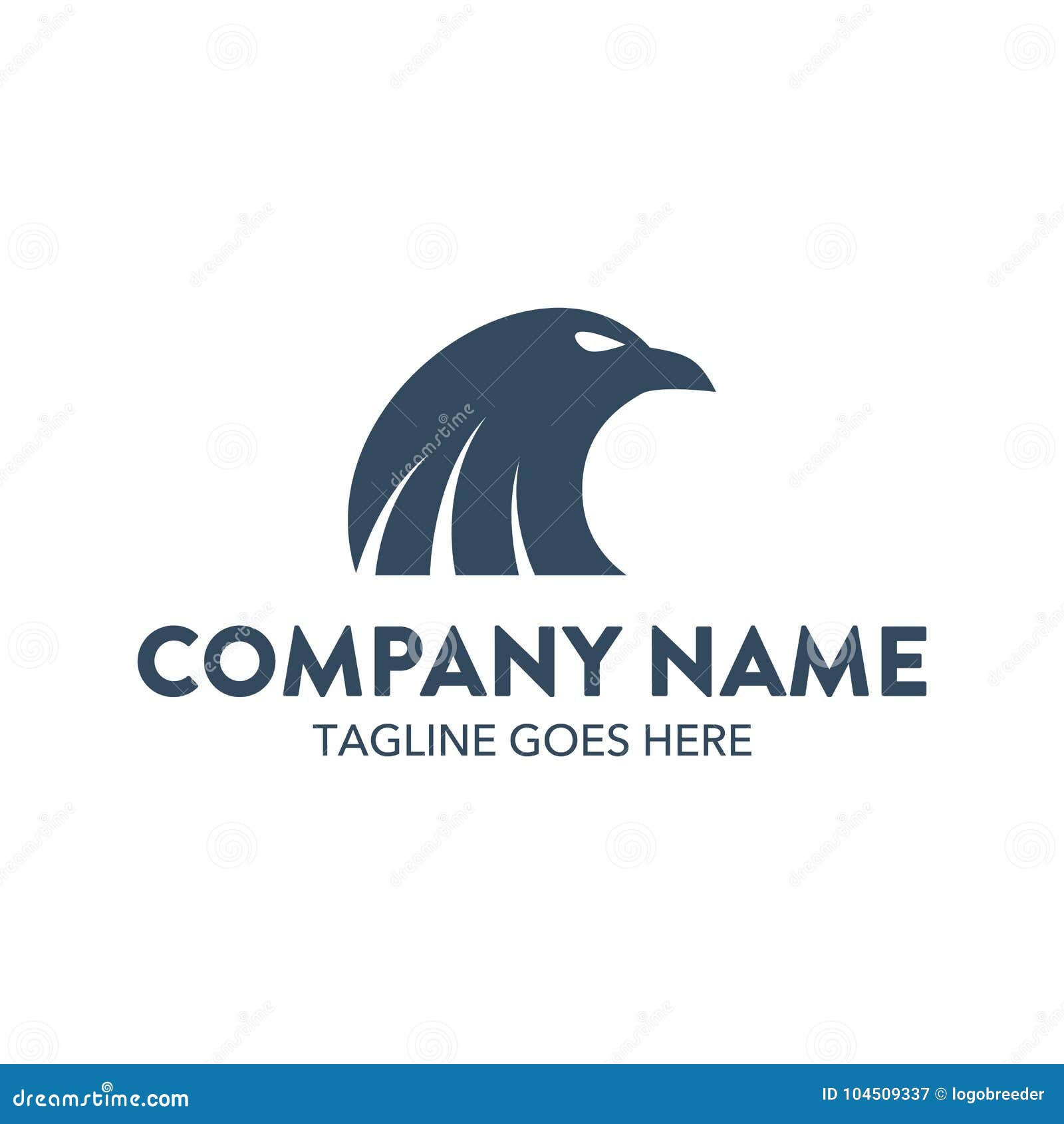 Unique Eagle Logo Template. Vector Stock Vector - Illustration of ...