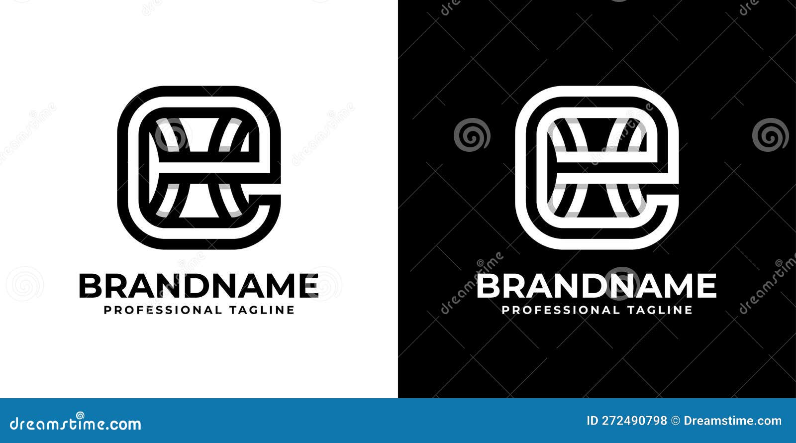 Unique EH or he Monogram Logo, Suitable for Any Business with EH or he ...