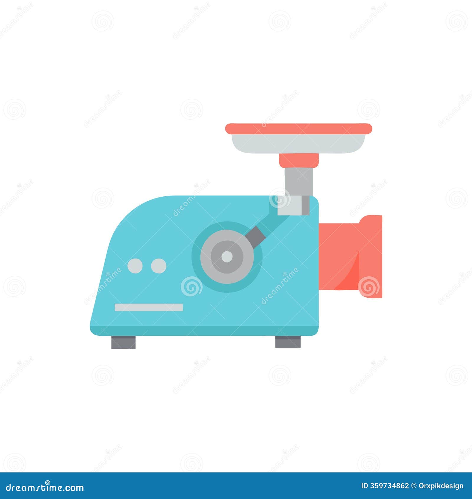Electric Meat Grinder With Attachments PNG Stock Photo | CartoonDealer ...