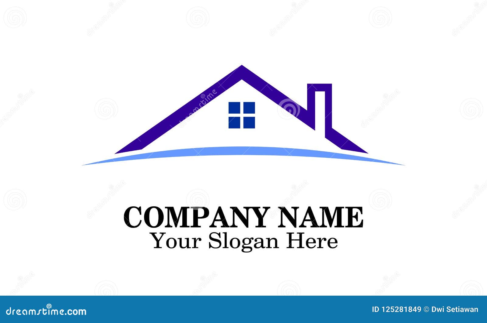 Unique house logo design stock vector. Illustration of mobile - 125281849