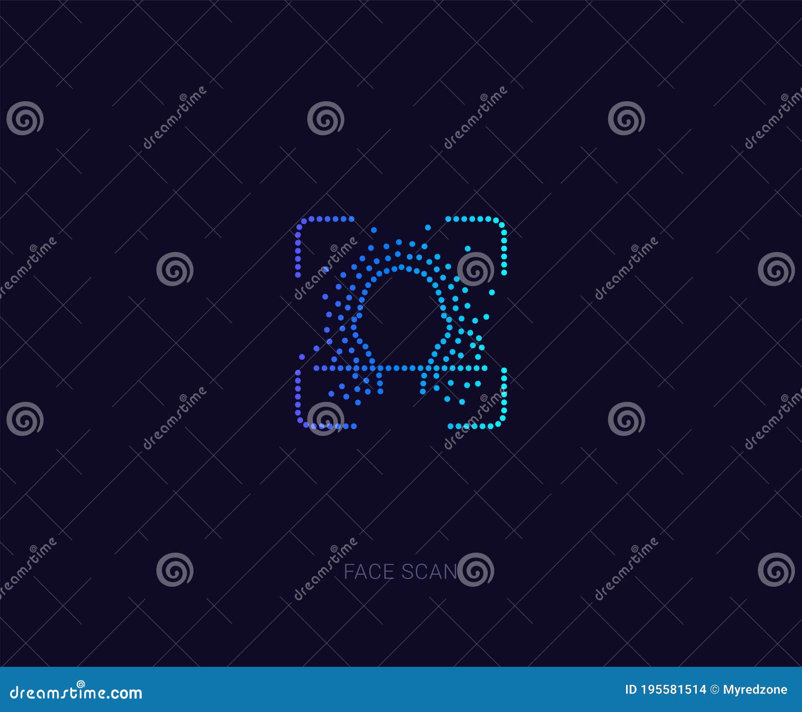 Unique Face Authentication Icon. Facial Biometric Identity, Face ID ... Unique Face Authentication Icon. Facial Biometric Identity, Face ID ...