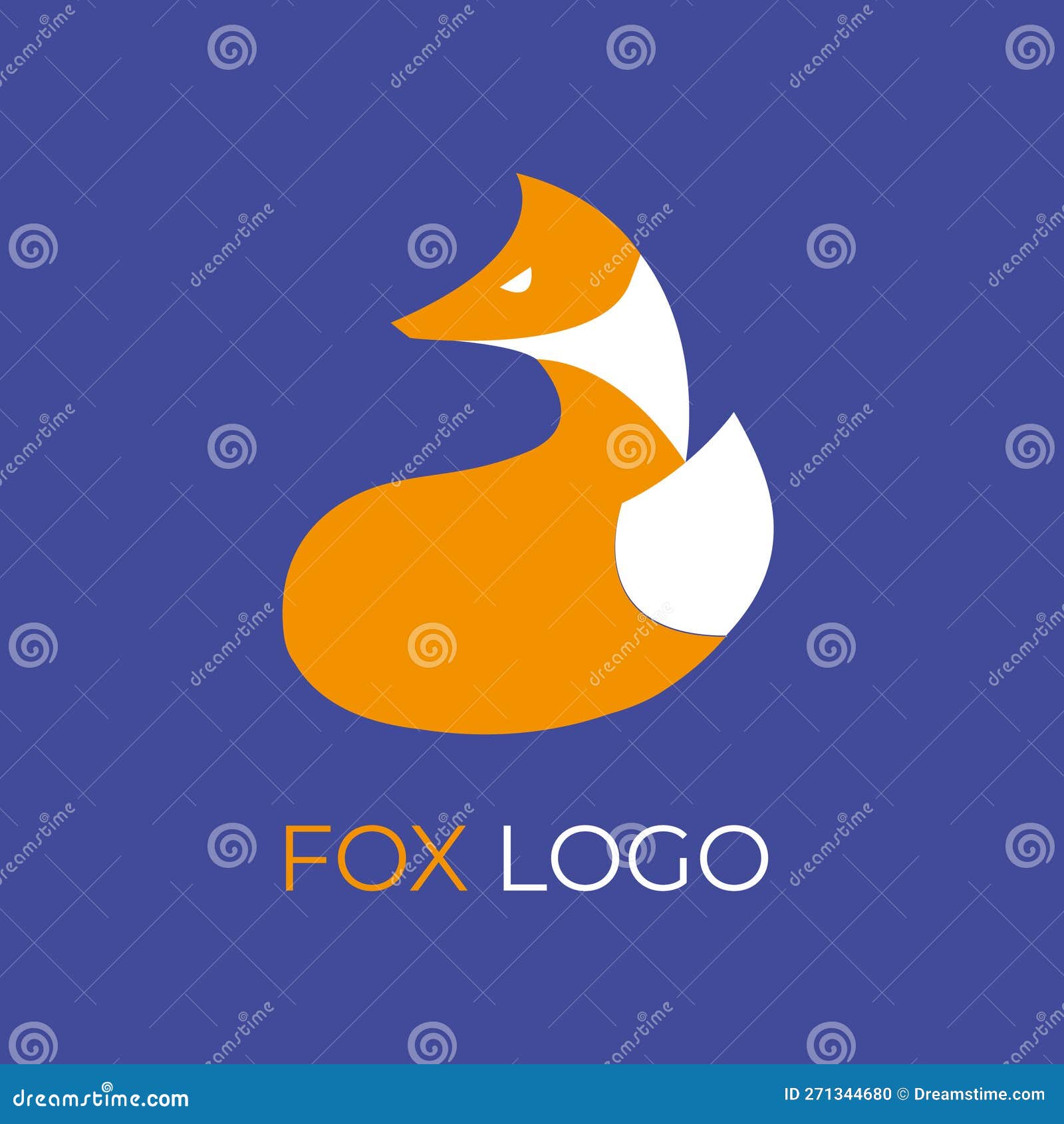 Unique Fox Logo, Fox Illustration, Vector Stock Illustration ...