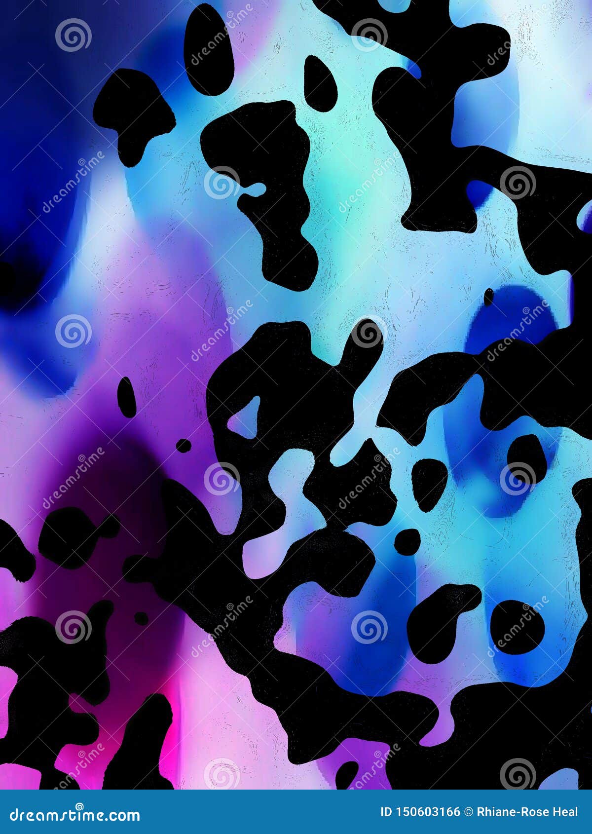 Unique Funky Abstract Colourful Shape Design Pattern Stock Photo ...