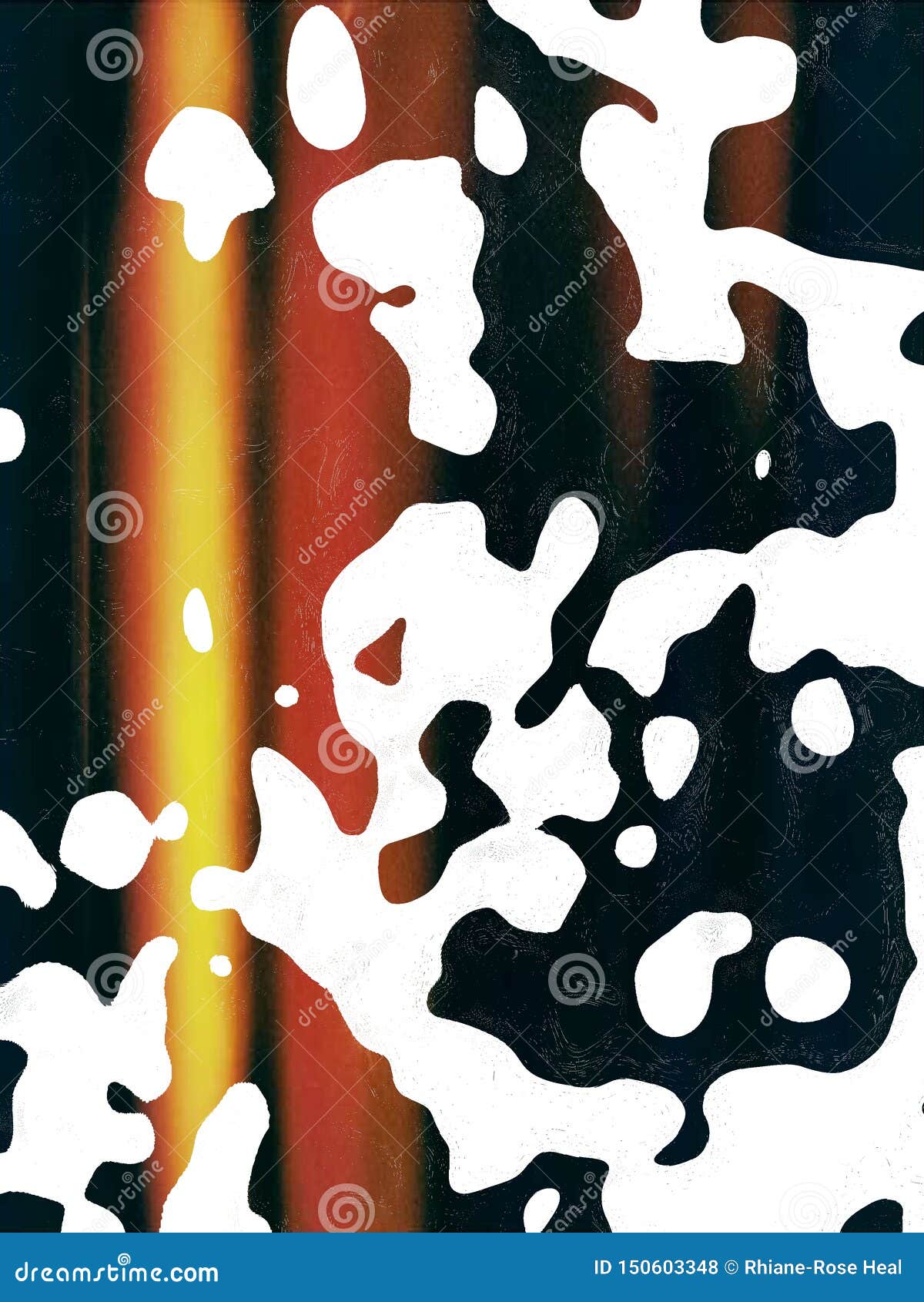 Unique Funky Abstract Colourful Shape Design Pattern Stock Photo ...