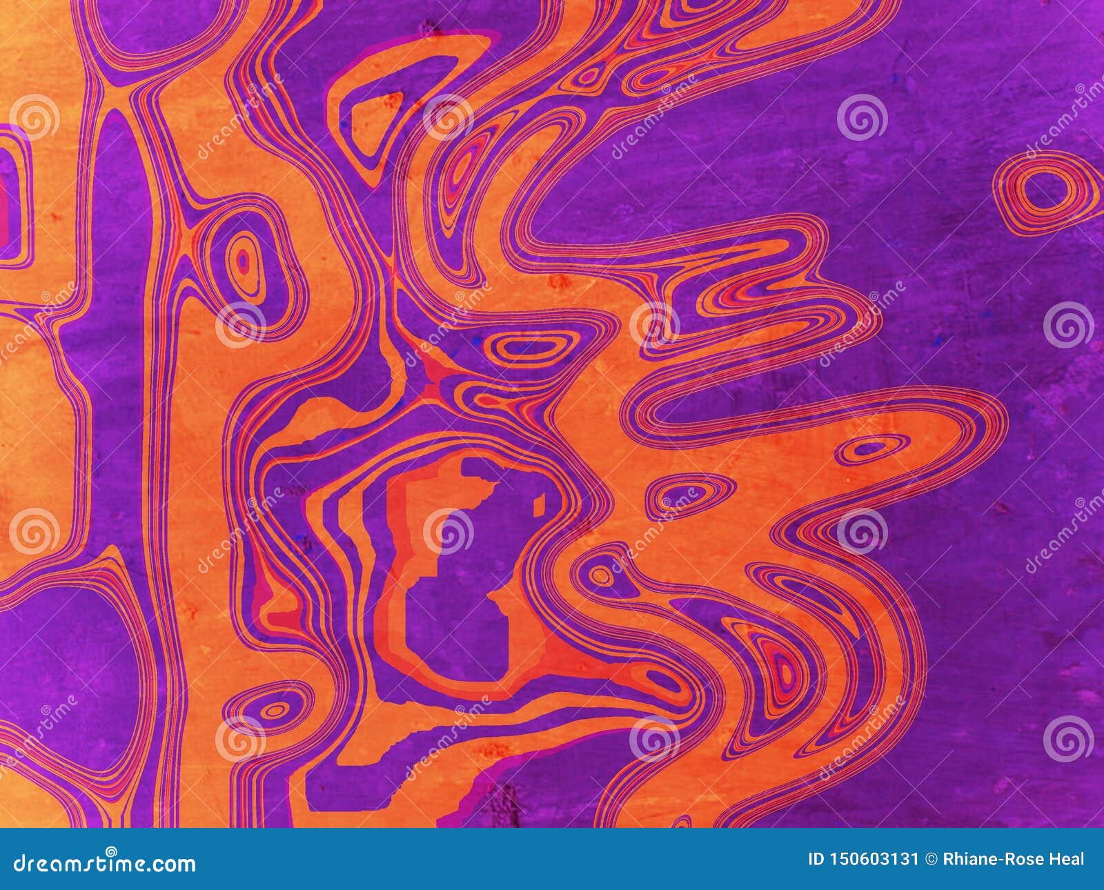 Unique Funky Abstract Colourful Shape Design Pattern Stock Image ...