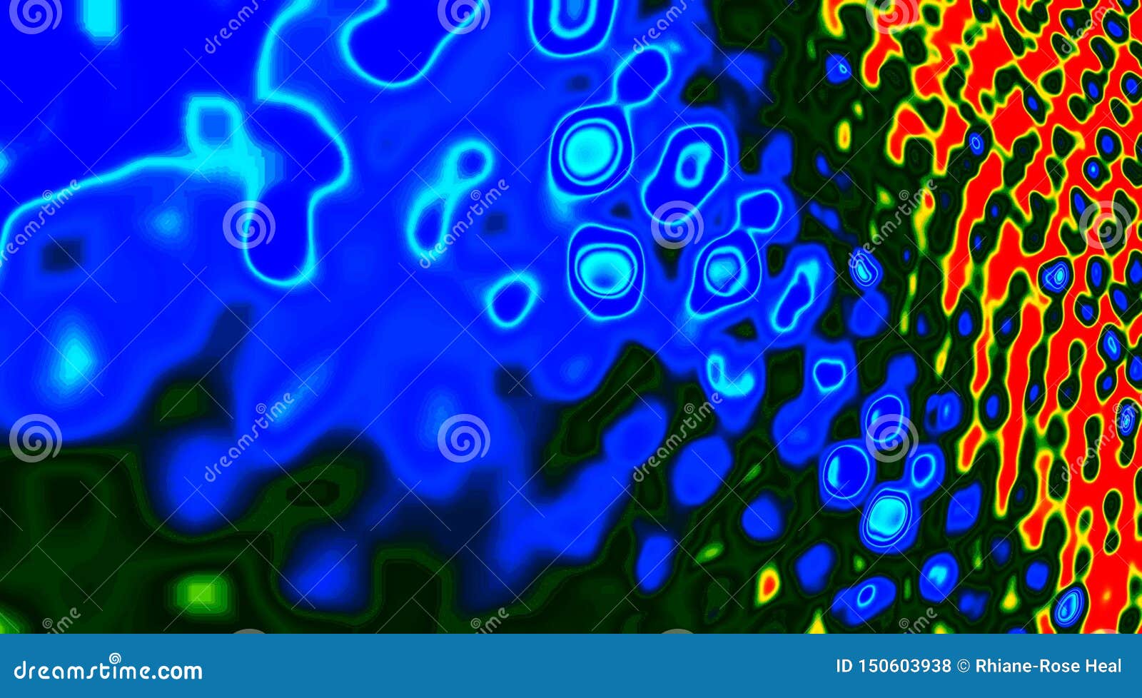 Unique Funky Abstract Colourful Shape Design Pattern Stock Photo ...