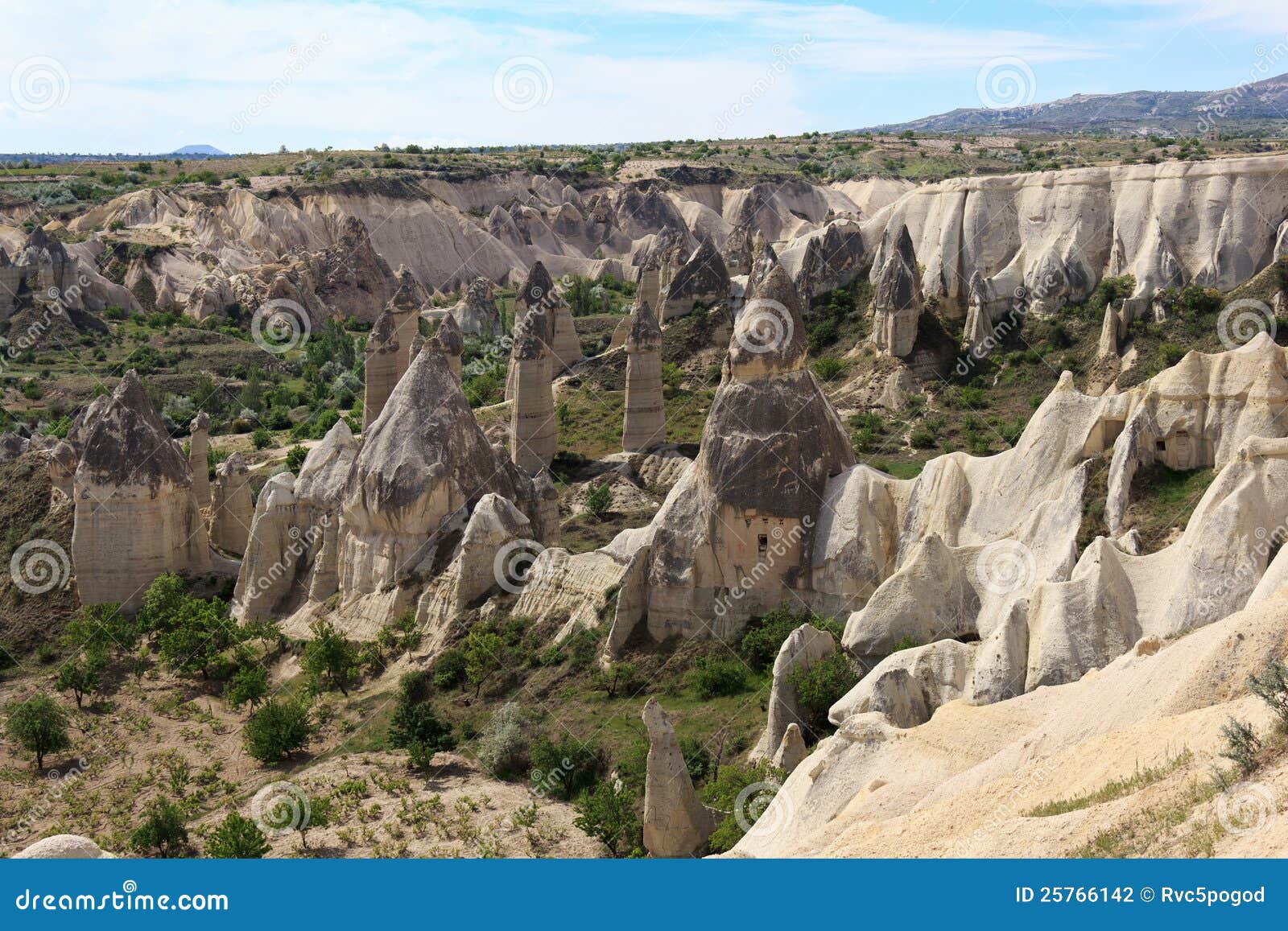Unique Geological Formations, Cappadocia Stock Photo - Image of goreme ...
