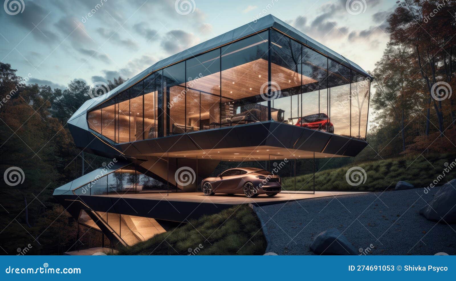 Geometric Home Of The Future: Robotic Assistants And AI Technology In ...