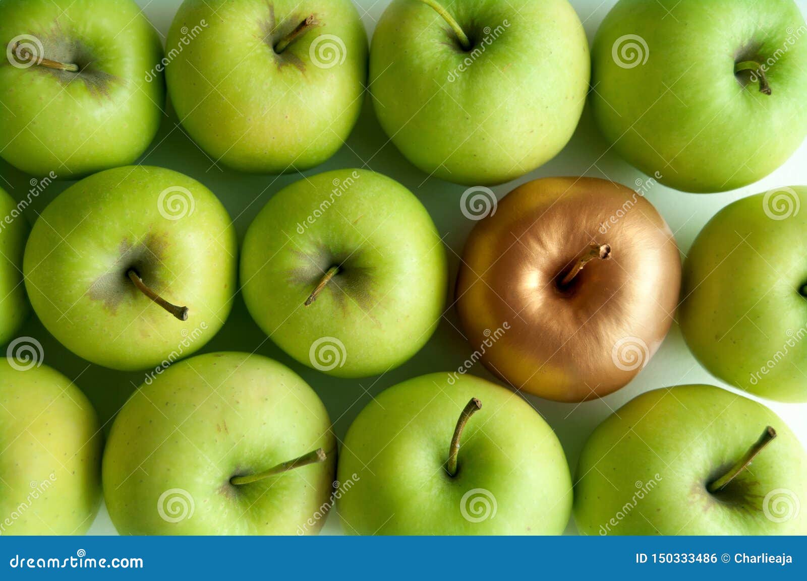 Unique gold apple stock photo. Image of natural, distinguish - 150333486
