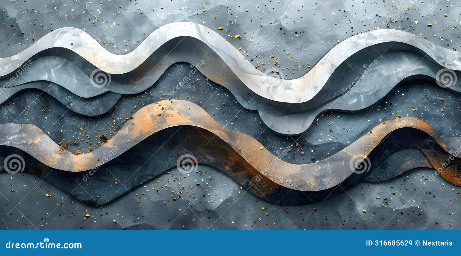 Unique Grey Sand Artwork - Geometric Pattern Illustration Stock ...