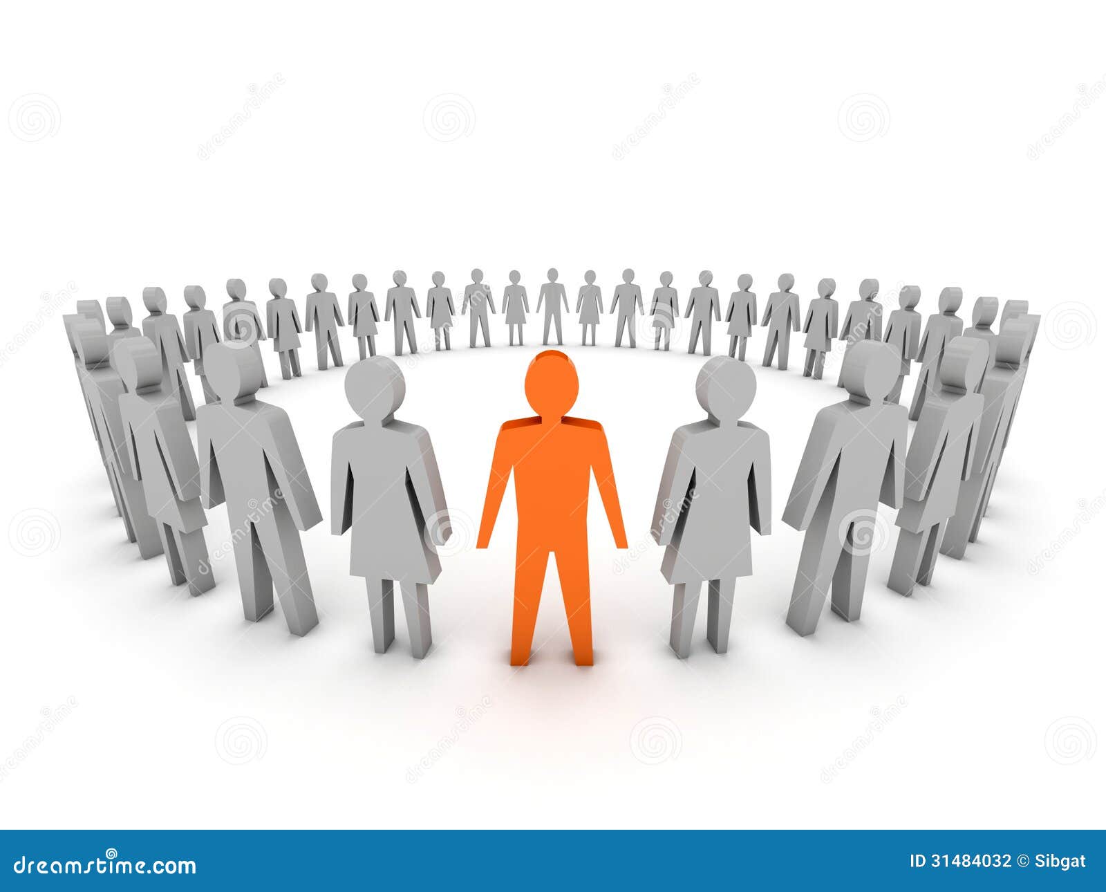 Unique. Group of People stock illustration. Illustration of outstanding ...