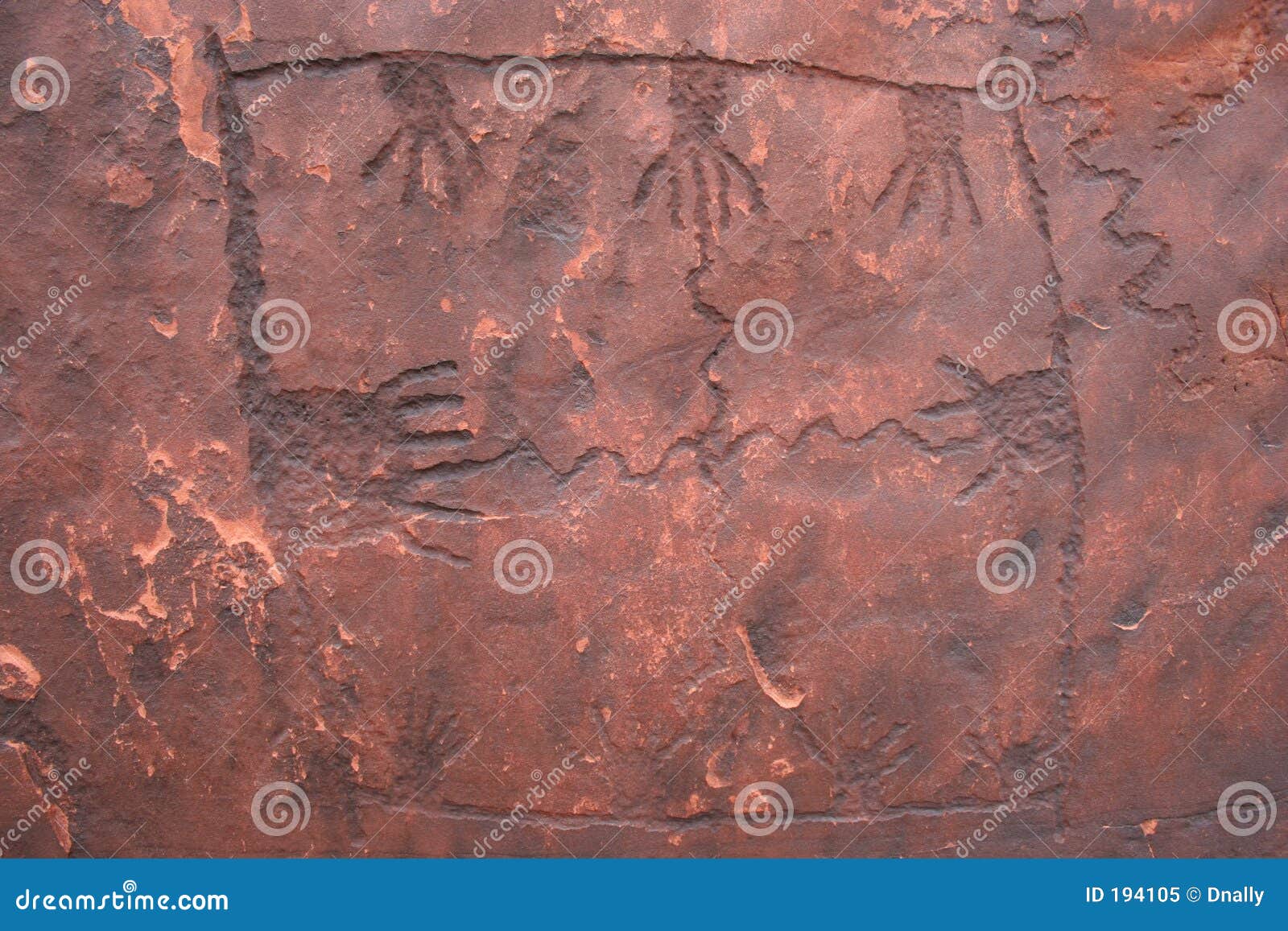 Unique Hand Carvings on Rock Stock Image - Image of carvings, native ...