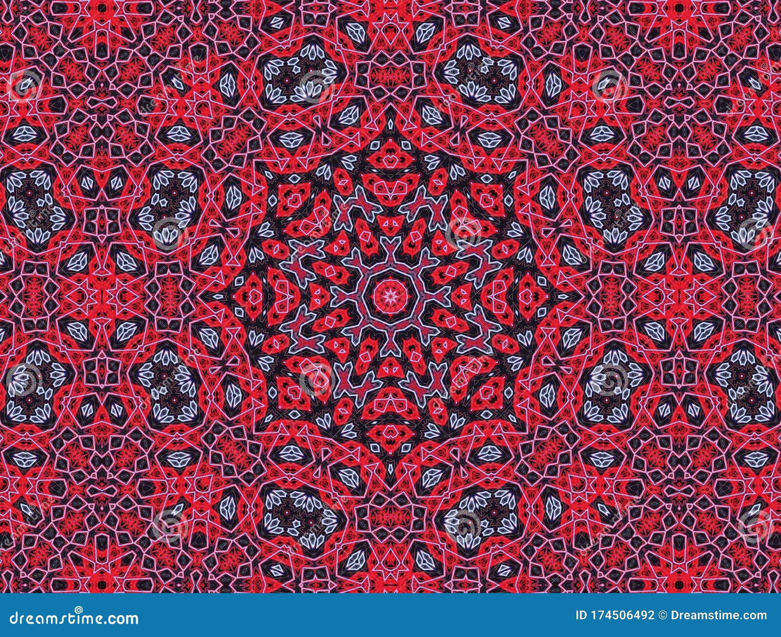 Abstract Mandala Seamless Texture for Design and Background Stock ...