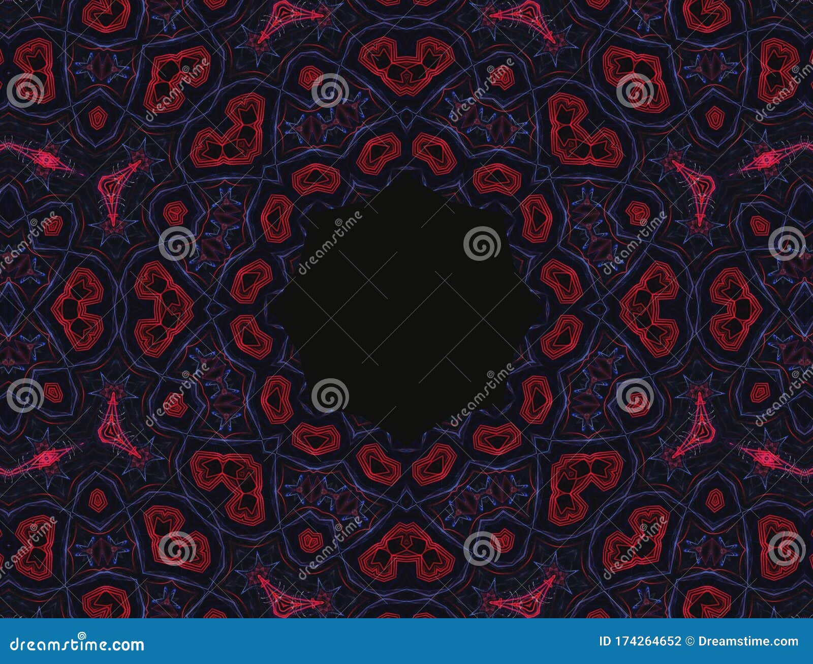 Abstract Mandala Seamless Texture for Design and Background Stock ...