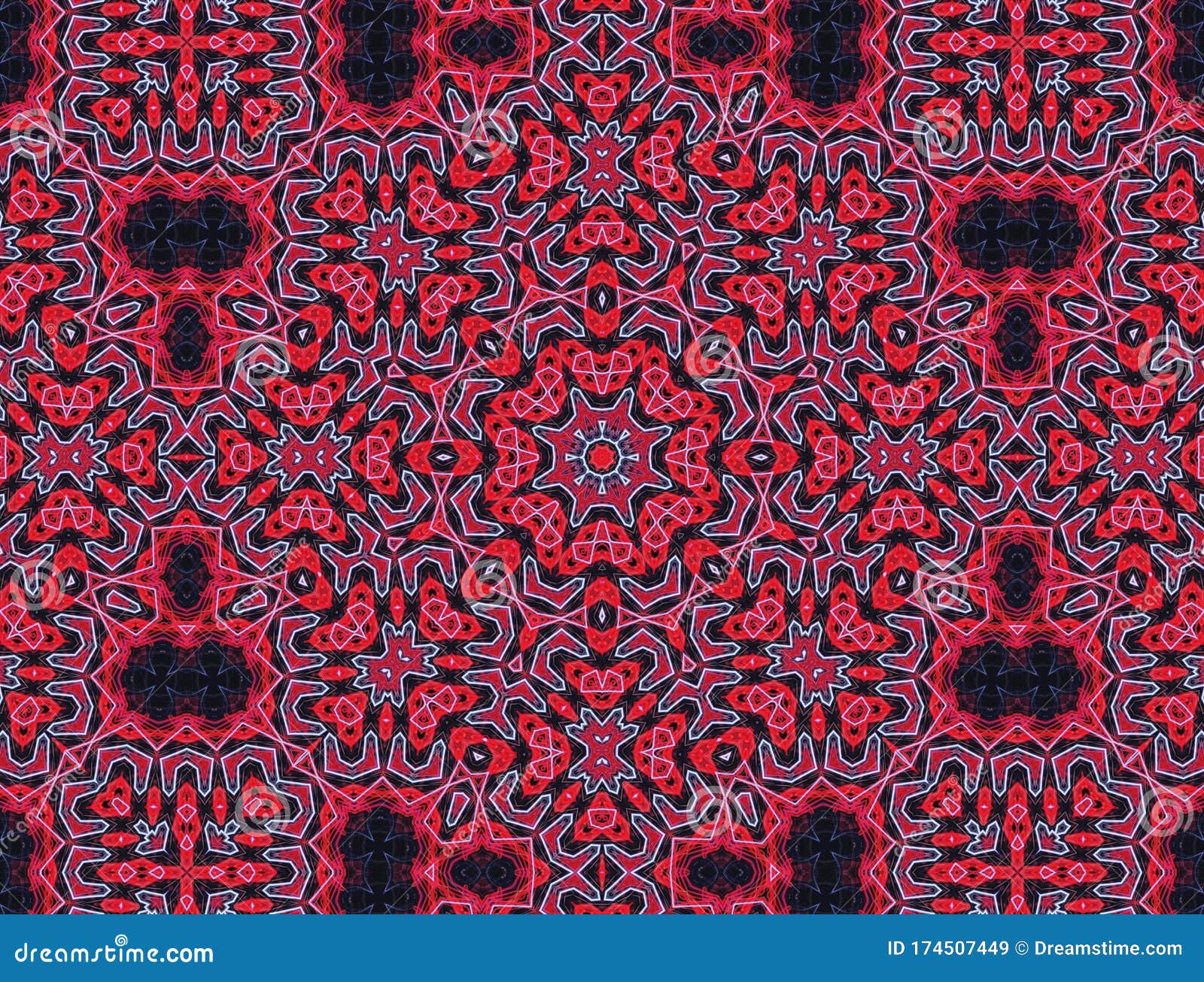 Abstract Mandala Seamless Texture for Design and Background Stock ...