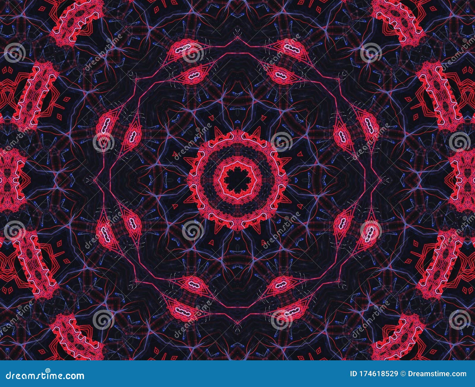 Abstract Mandala Seamless Texture for Design and Background Stock ...