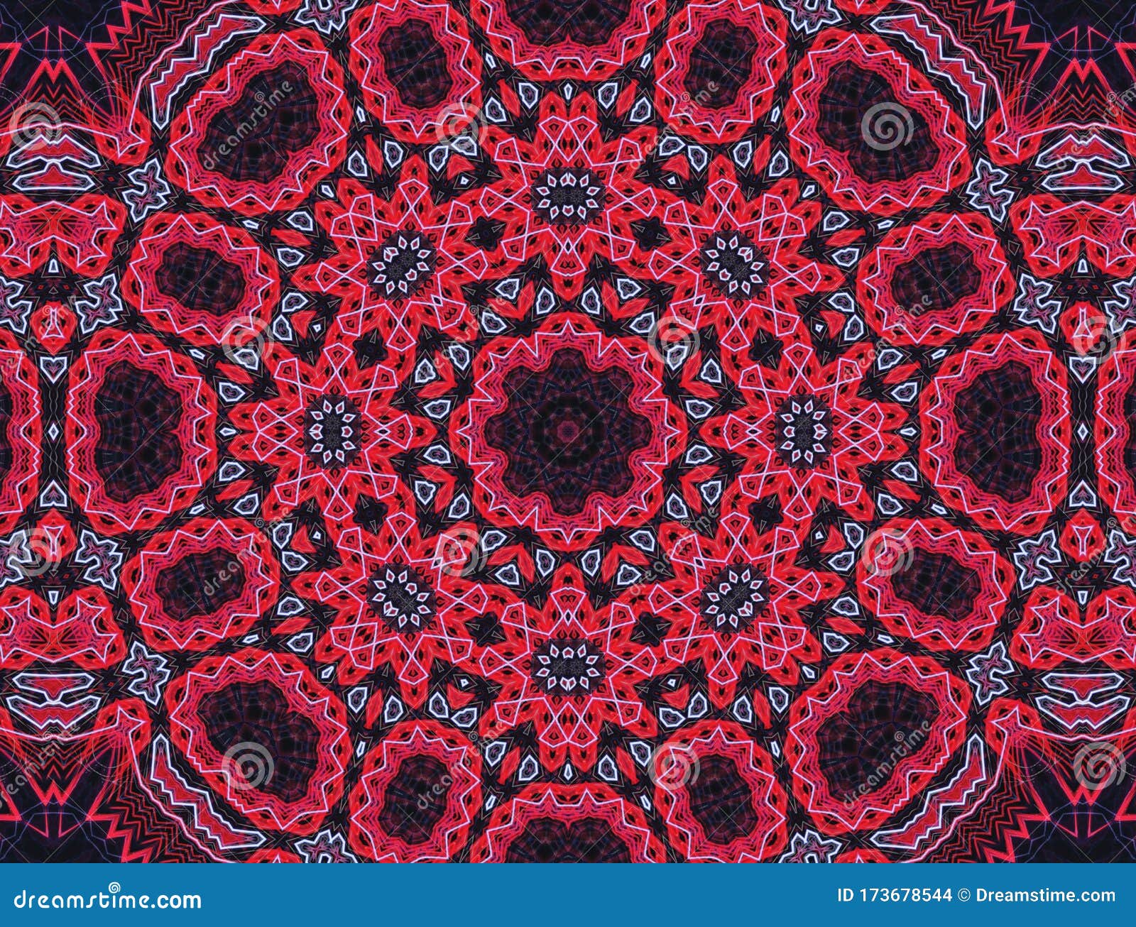 Mandala Spiritual Background Seamless Texture Stock Illustration ...