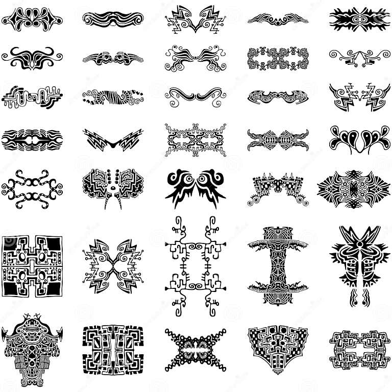 Unique Hand-drawn Vector Elements Collection Stock Vector ...
