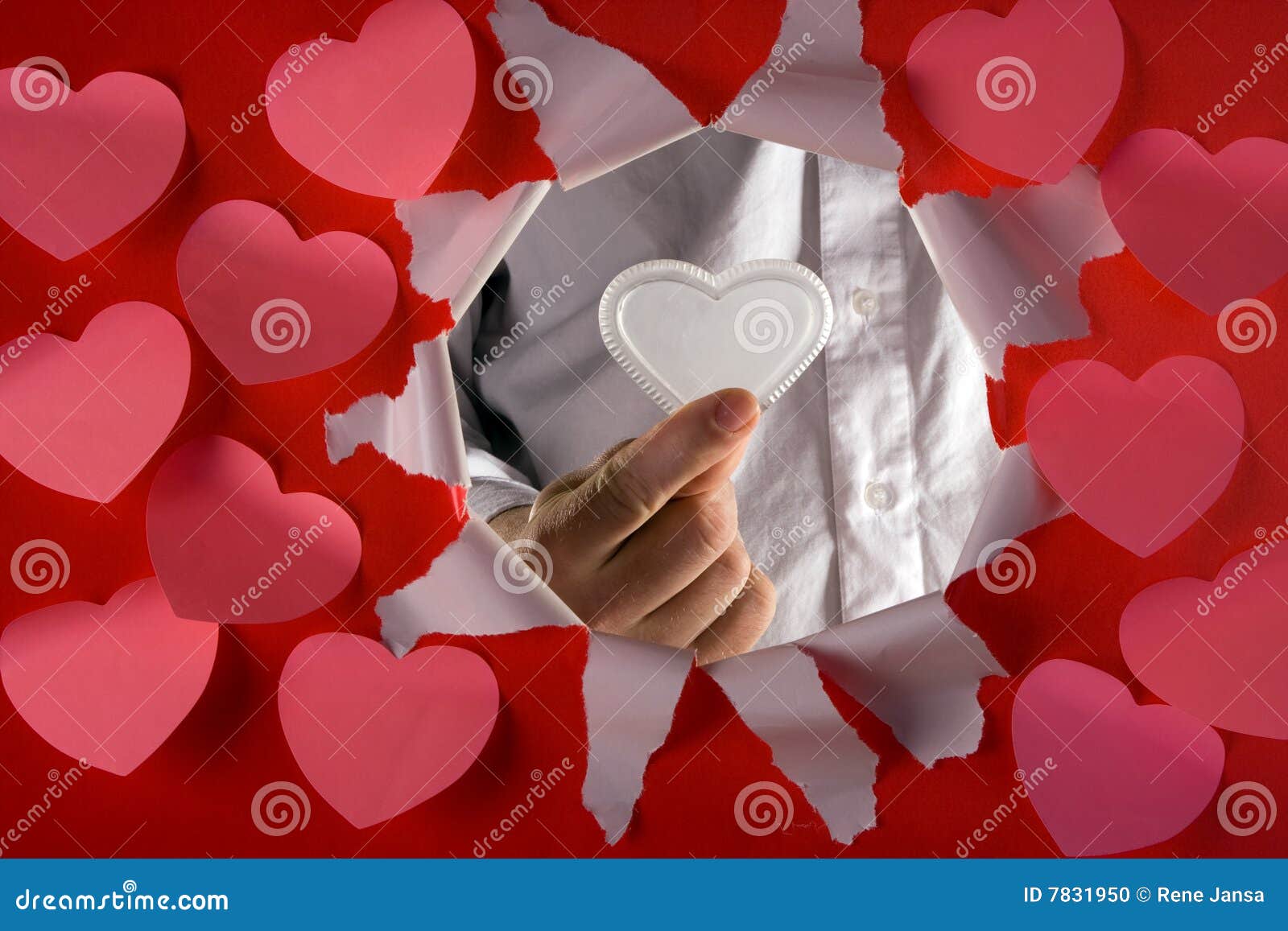 Unique Heart stock photo. Image of abstract, conceptual - 7831950
