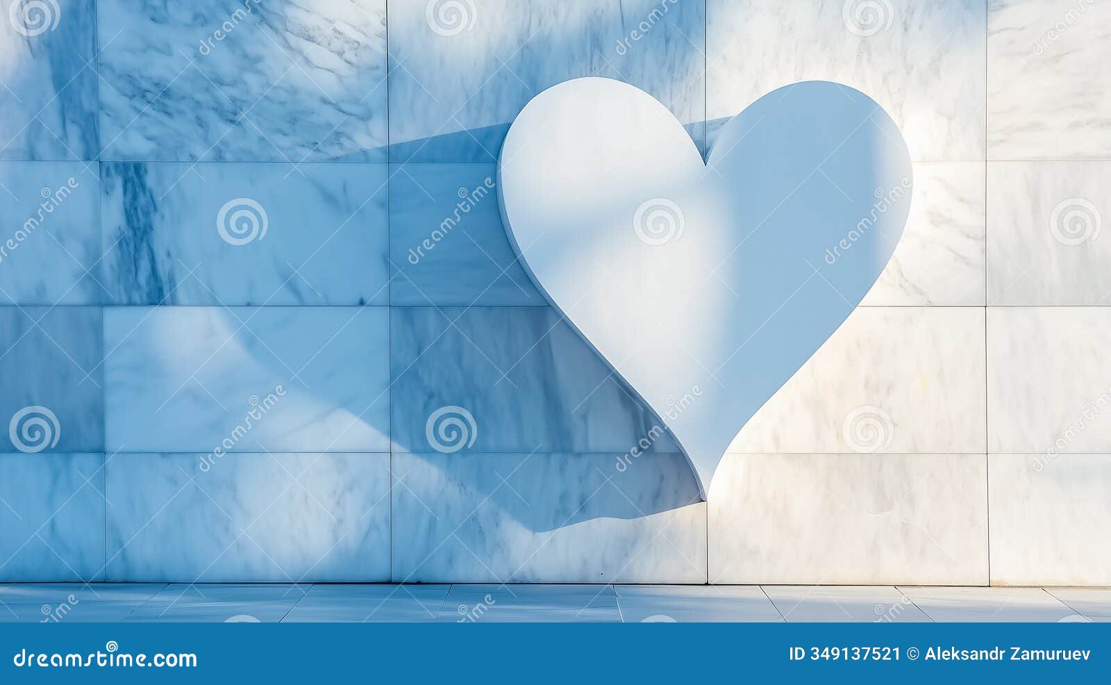 Unique Heart Shape Forms on Building Wall As Shadows Play with Light ...