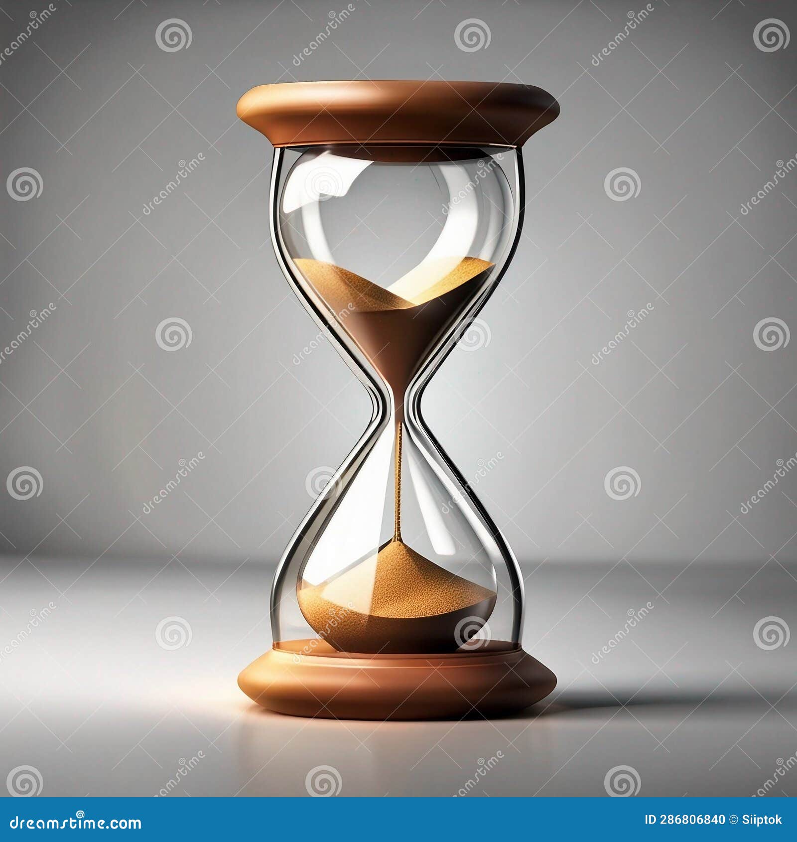 Hourglass Aesthetic Background with Sand Flowing Down Stock ...