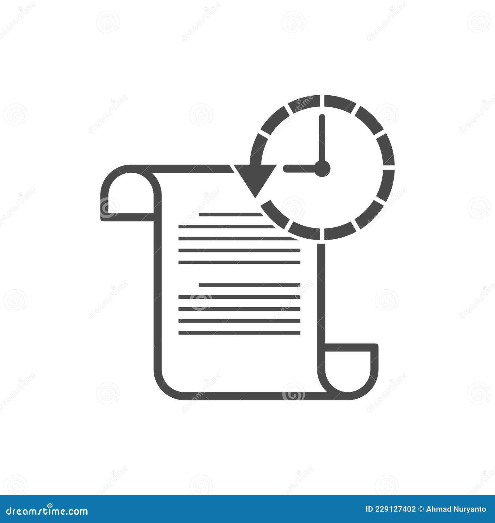 Unique icon for history stock illustration. Illustration of ...