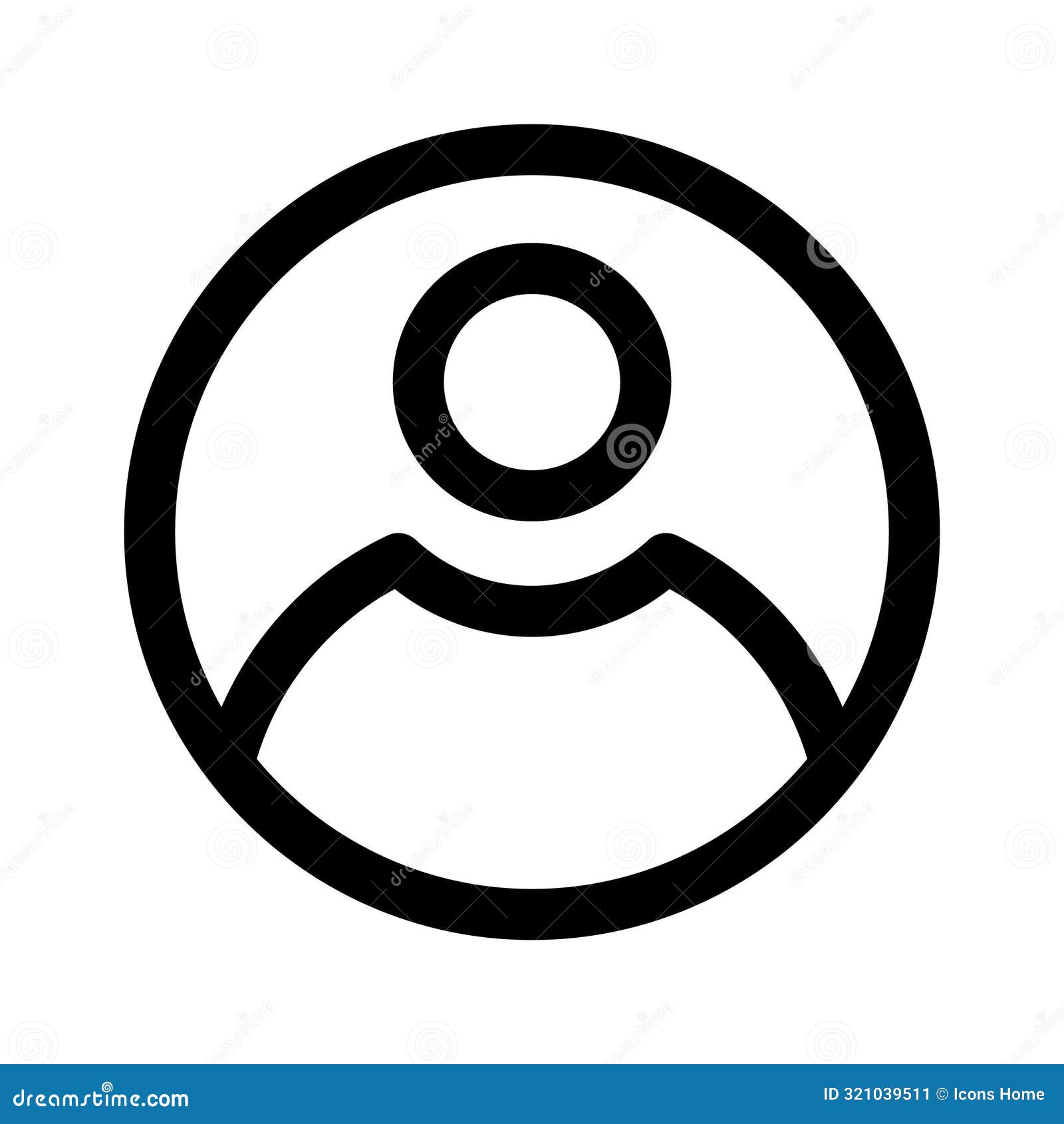 Unique Icon of Profile, Ready To Use Vector Stock Vector - Illustration ...
