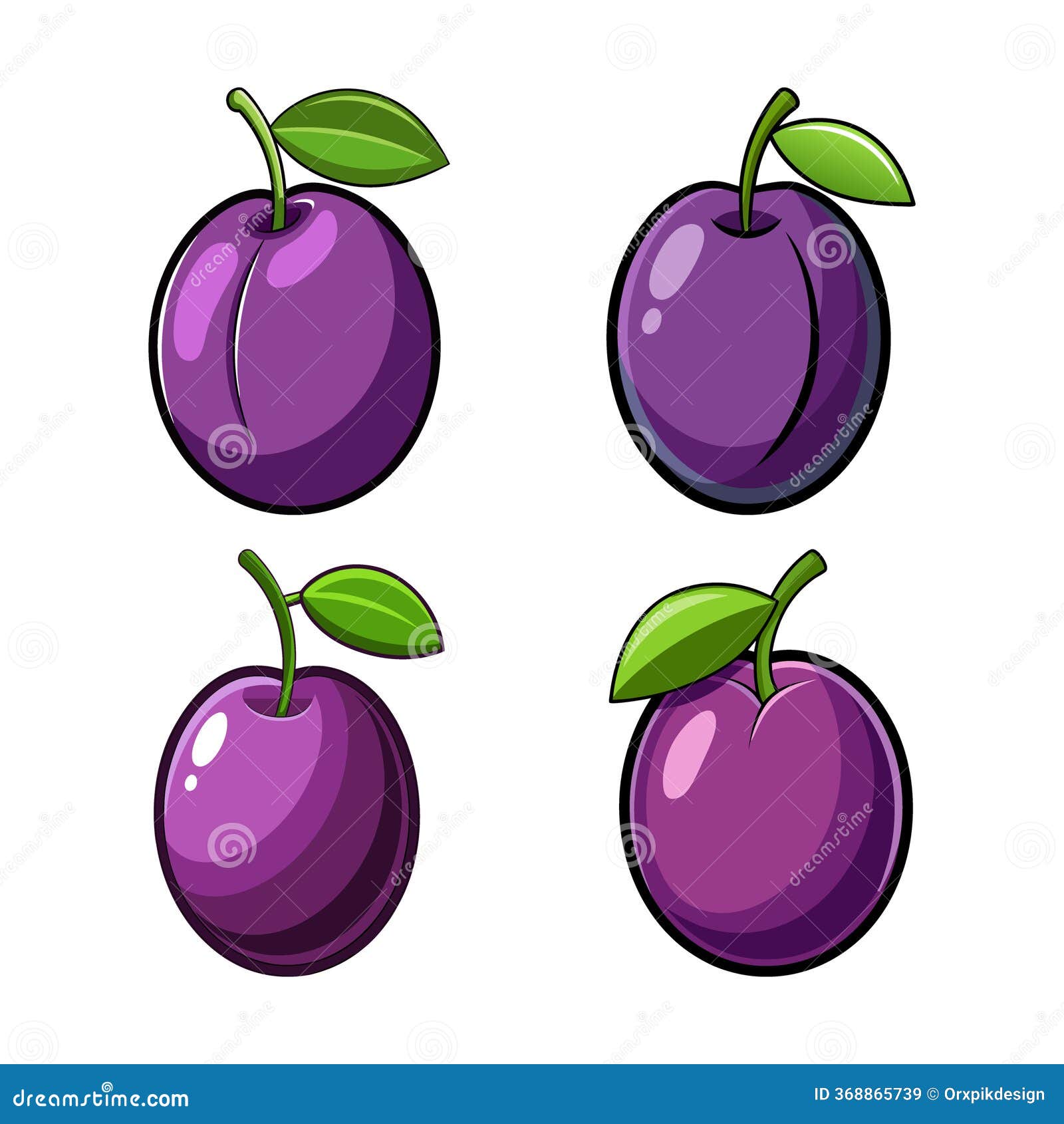 Damson Illustration For Coloring Book Template, Damson For Kids ...