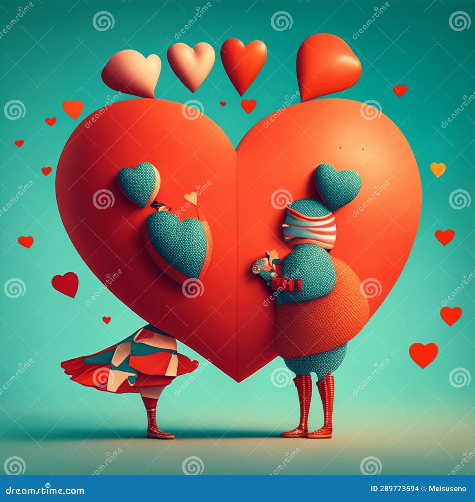 Unique Image Representing Self Love Illustration Stock Illustration ...