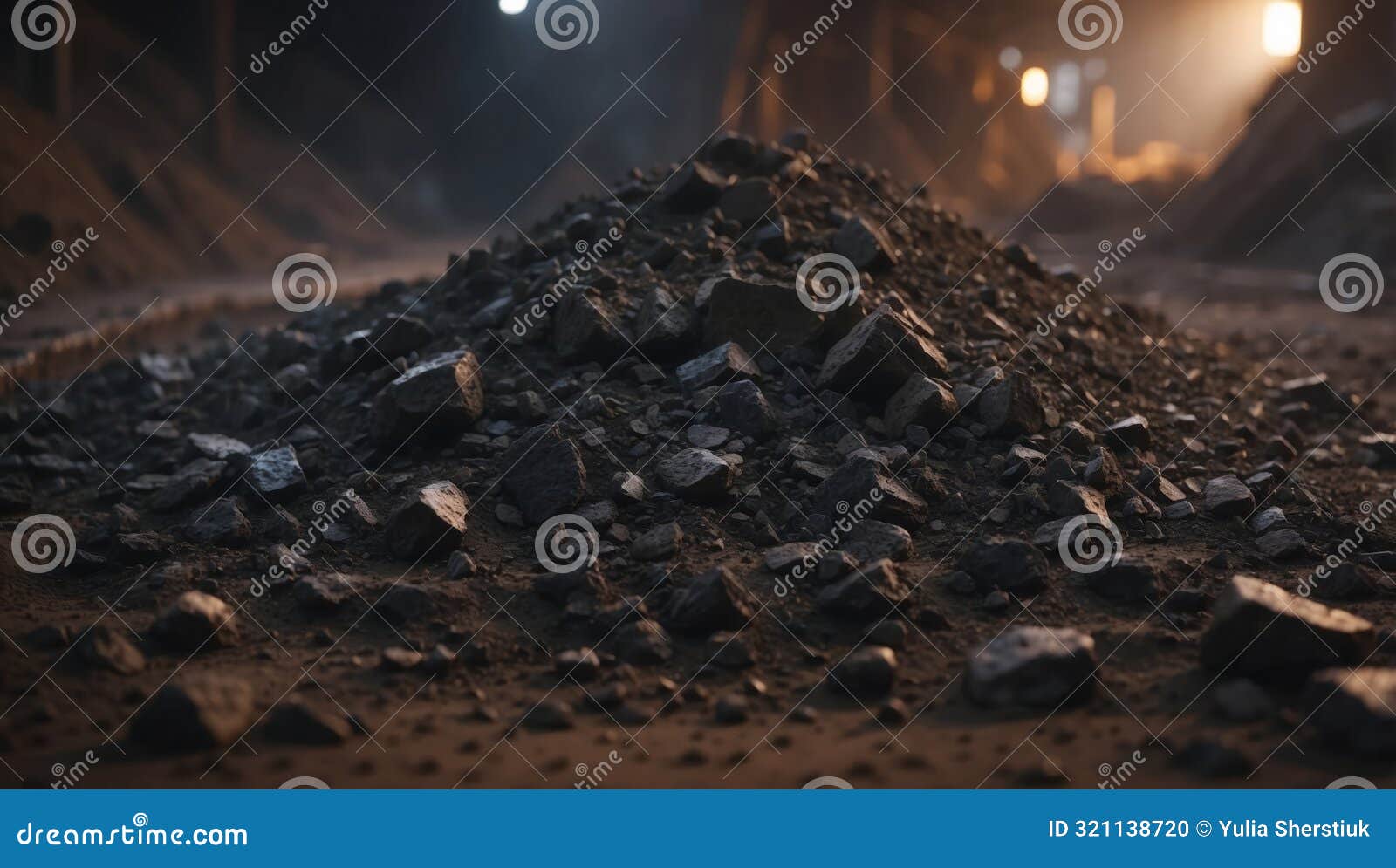 Lead Ore Excavation a Glimpse into the Heavy Industrial Process of ...