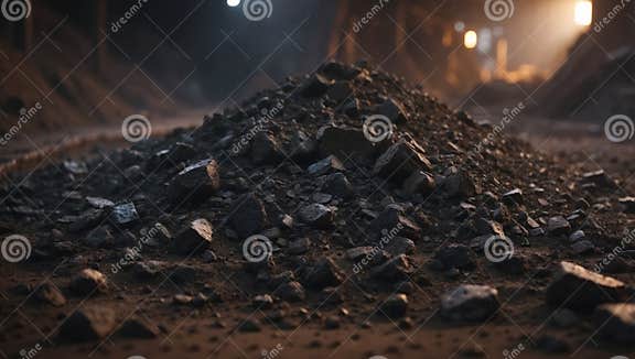 Lead Ore Excavation a Glimpse into the Heavy Industrial Process of ...