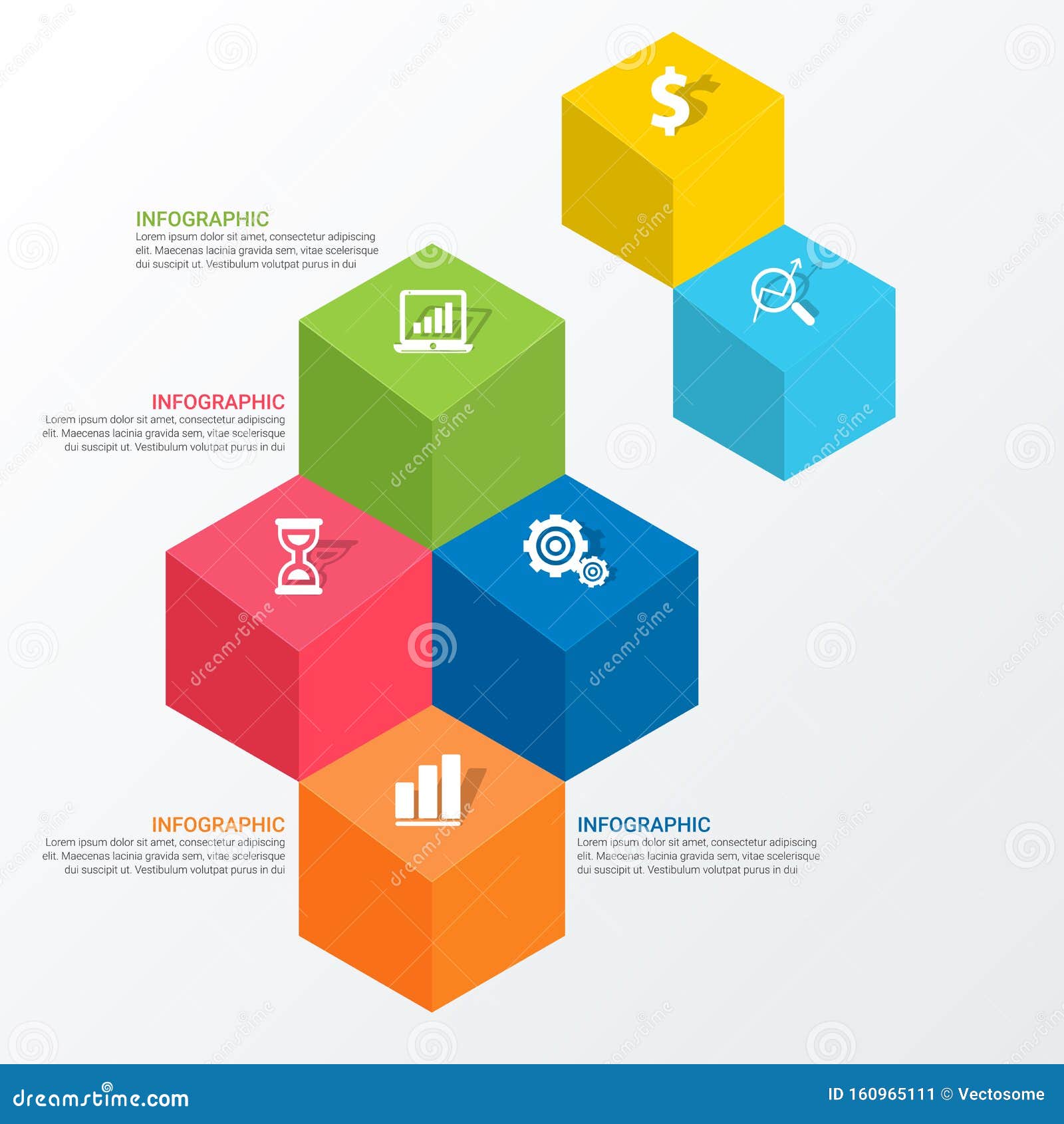 Unique Infographics Template. Vector Infographic Element. - Vector ...