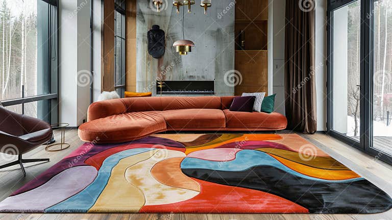 Unique Irregular Rugs Featuring Abstract Patterns Create a Modern and ...