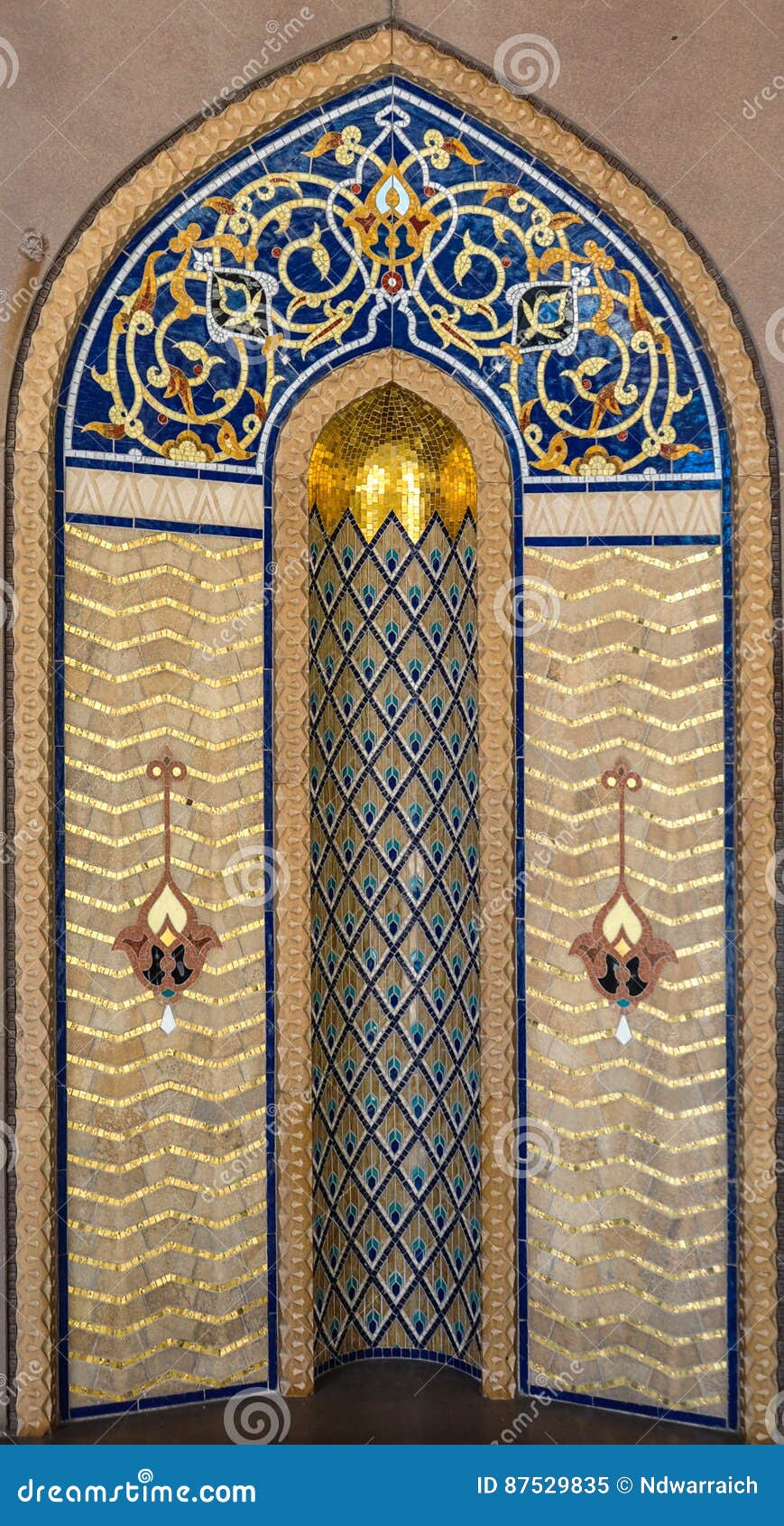 A unique Islamic Art stock image. Image of landmark, architecture ...