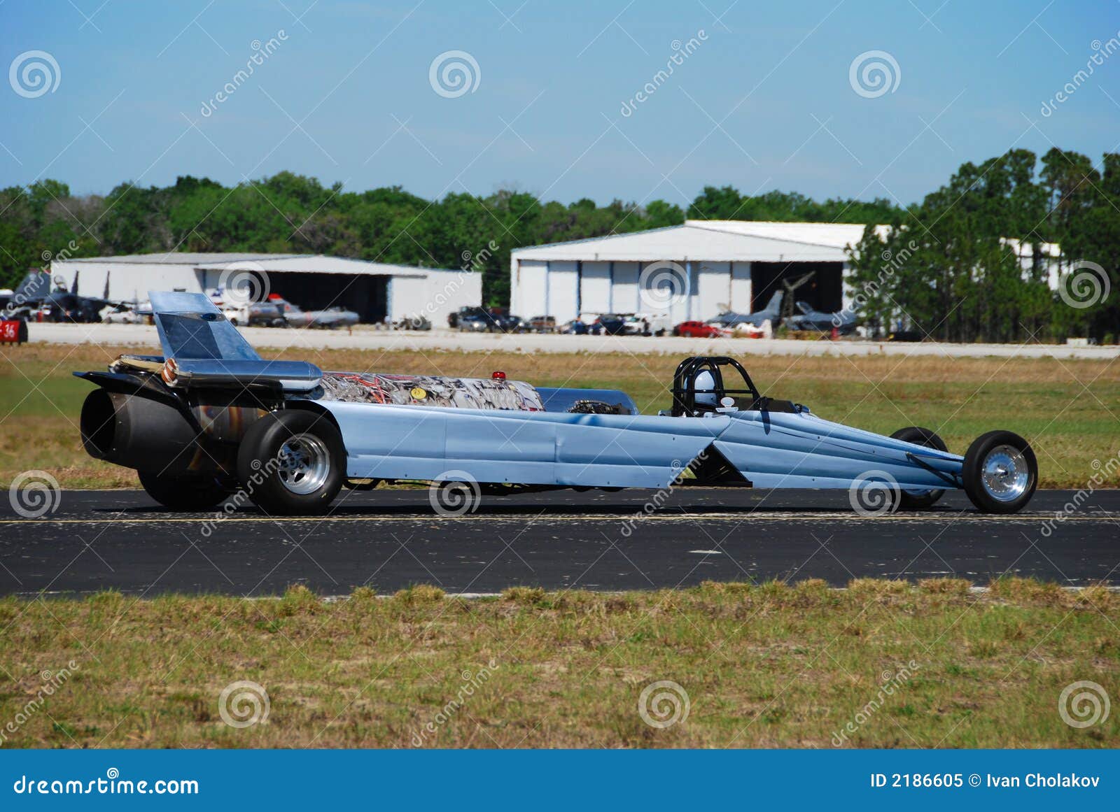 Unique jet powered car stock image. Image of speed, vehicle - 2186605