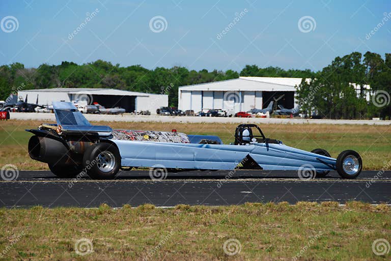 Unique jet powered car stock image. Image of speed, vehicle - 2186605