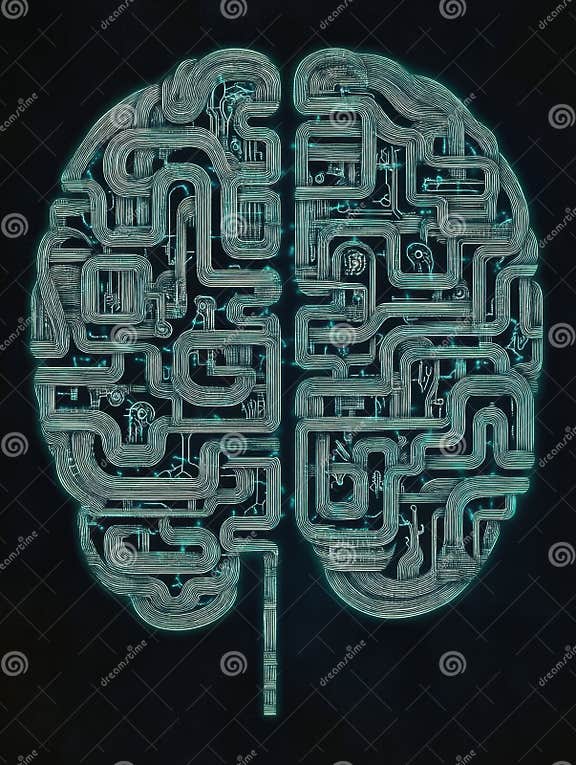 A Unique Labyrinth Structure Mimicking the Shape of a Human Brain ...