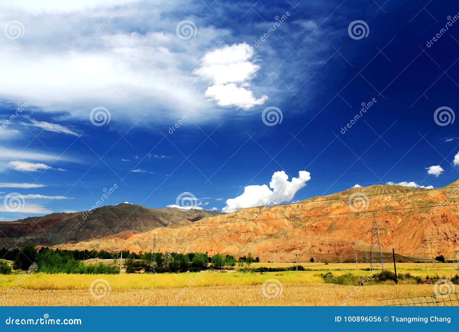 The Unique Landforms of Gansu,China Stock Photo - Image of color ...