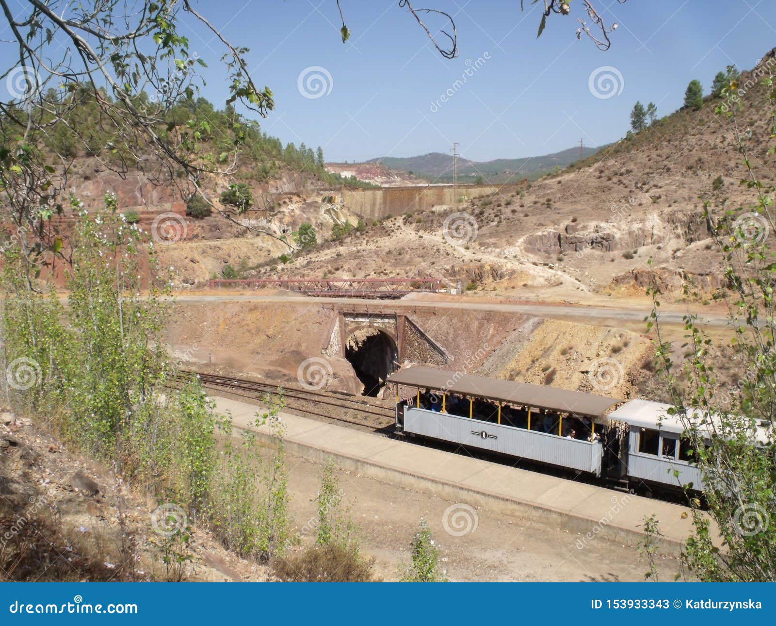 Rio Tinto - Spain editorial stock photo. Image of train - 153933343