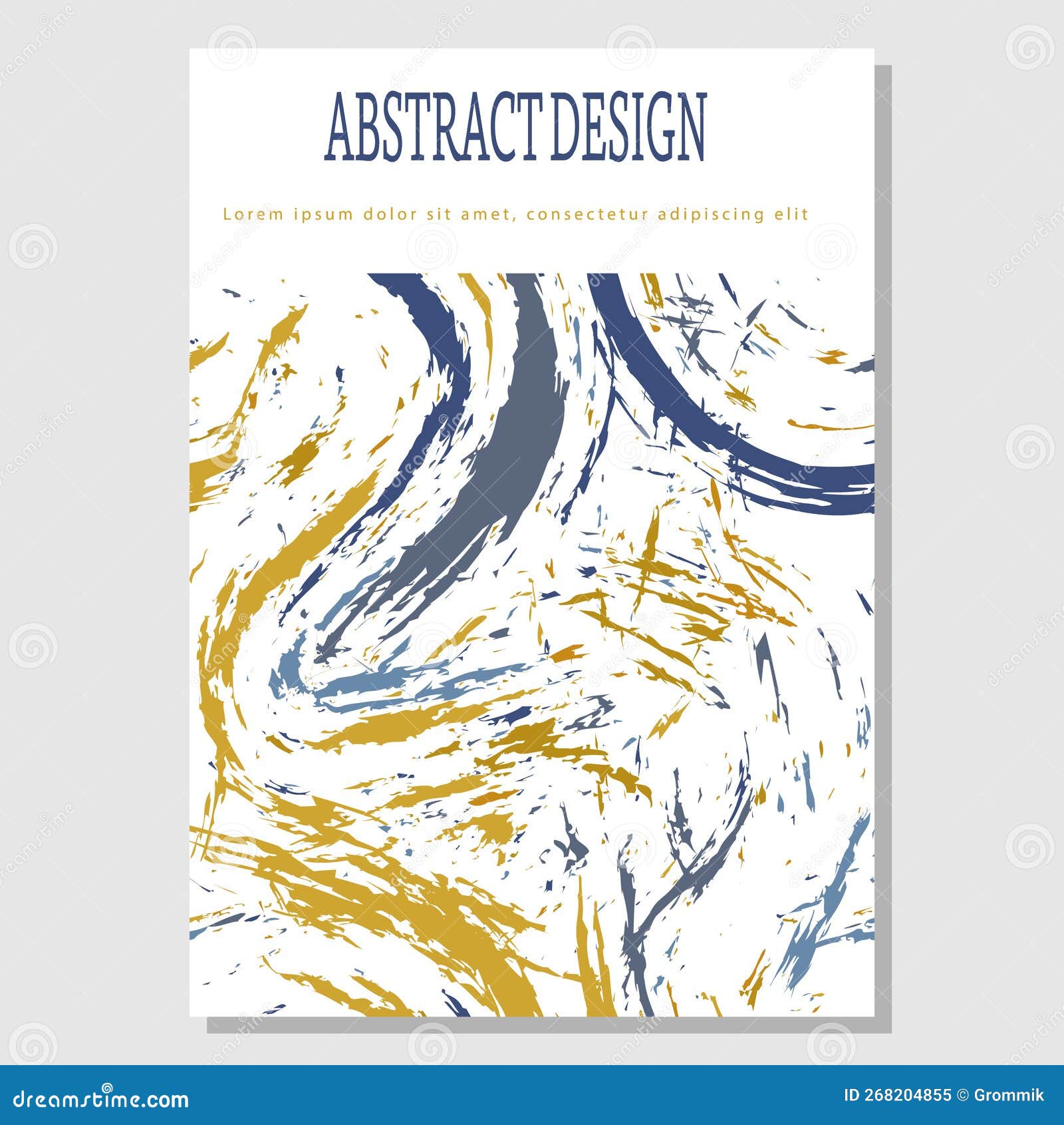 A Unique Layout of Corporate Design for Title Pages, Covers, Books ...