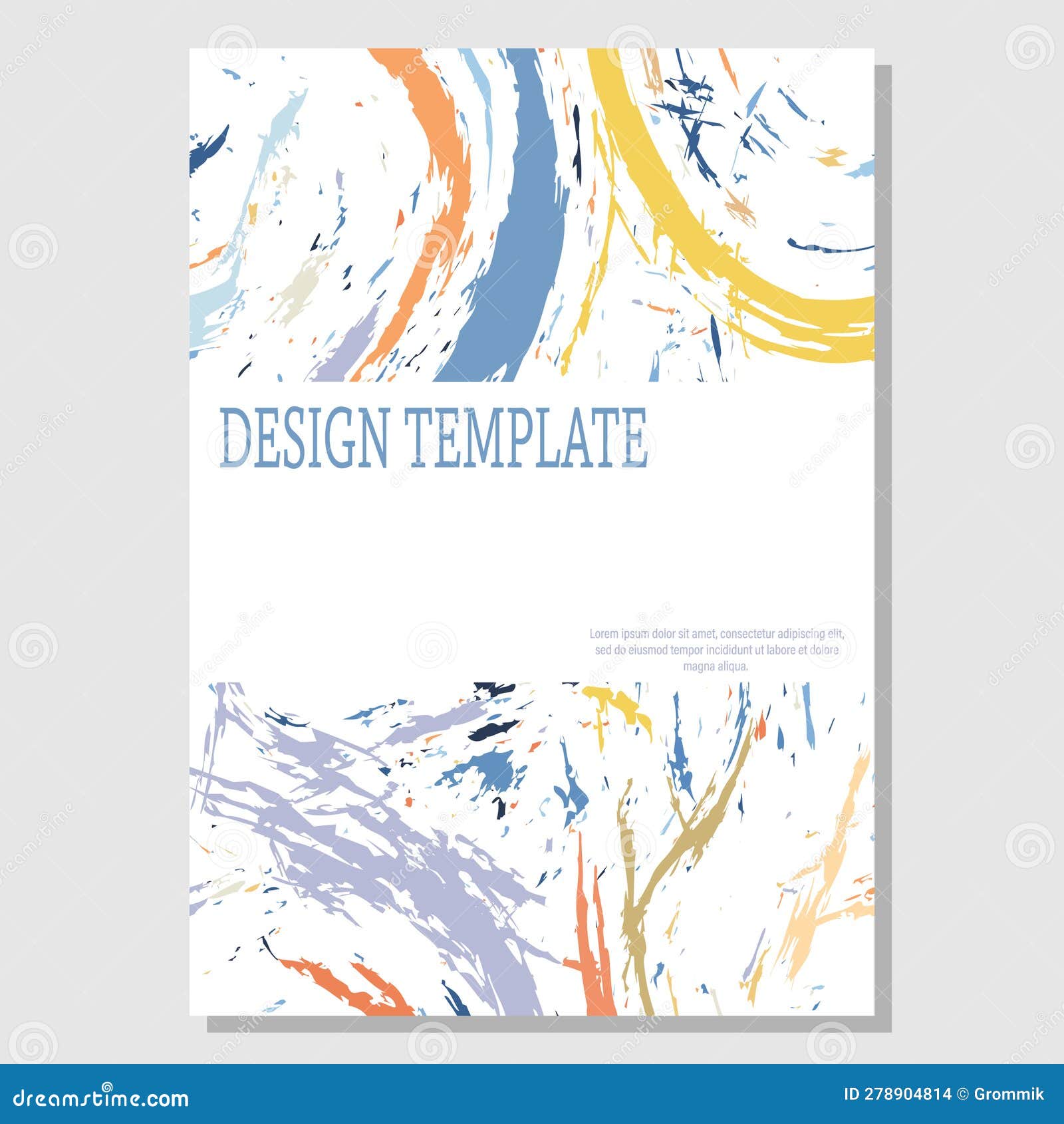 A Unique Layout of Corporate Design for Title Pages, Covers, Books ...