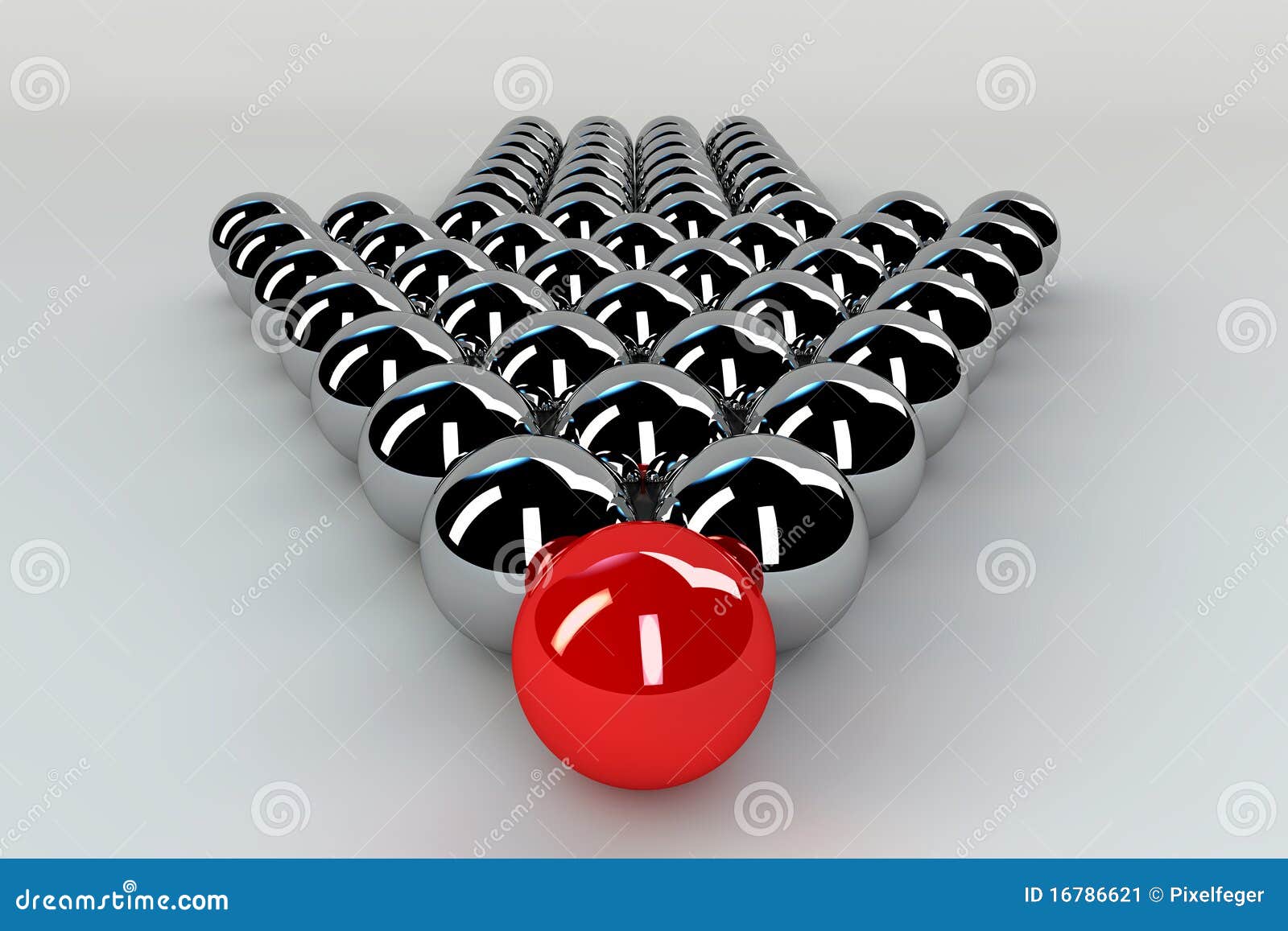 Unique/Leadership concept stock illustration. Illustration of ...