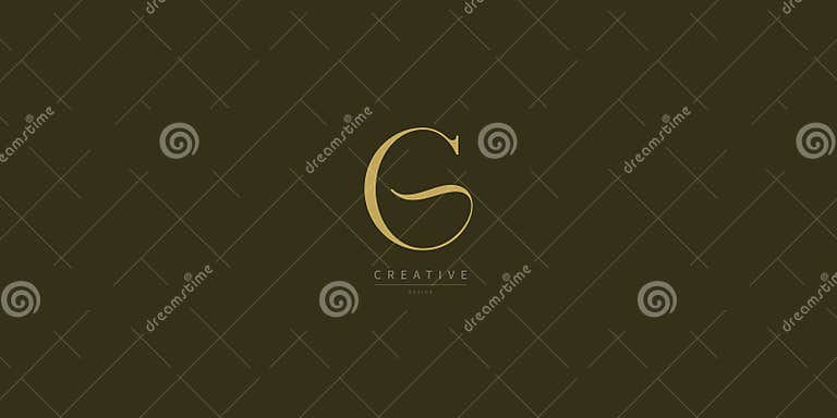 Unique Letter G Logo Design Stock Vector - Illustration of concept ...