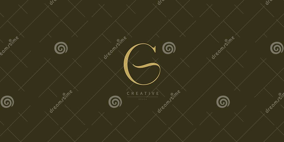 Unique Letter G Logo Design Stock Vector - Illustration of concept ...