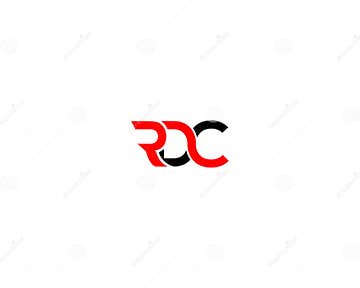 Unique Letter RDC Logo Design Stock Vector - Illustration of poster ...