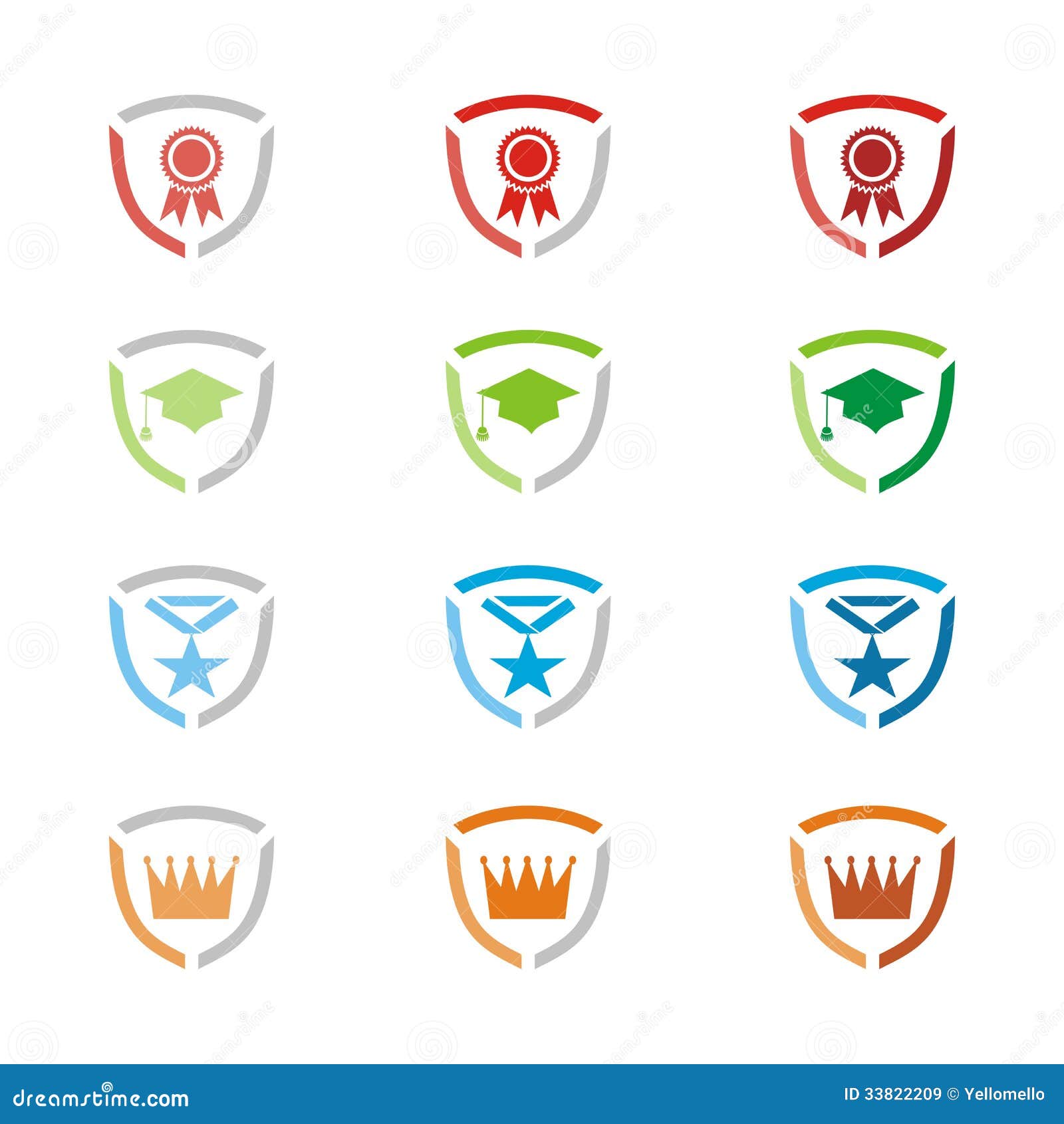 Unique level icons stock vector. Illustration of progress - 33822209