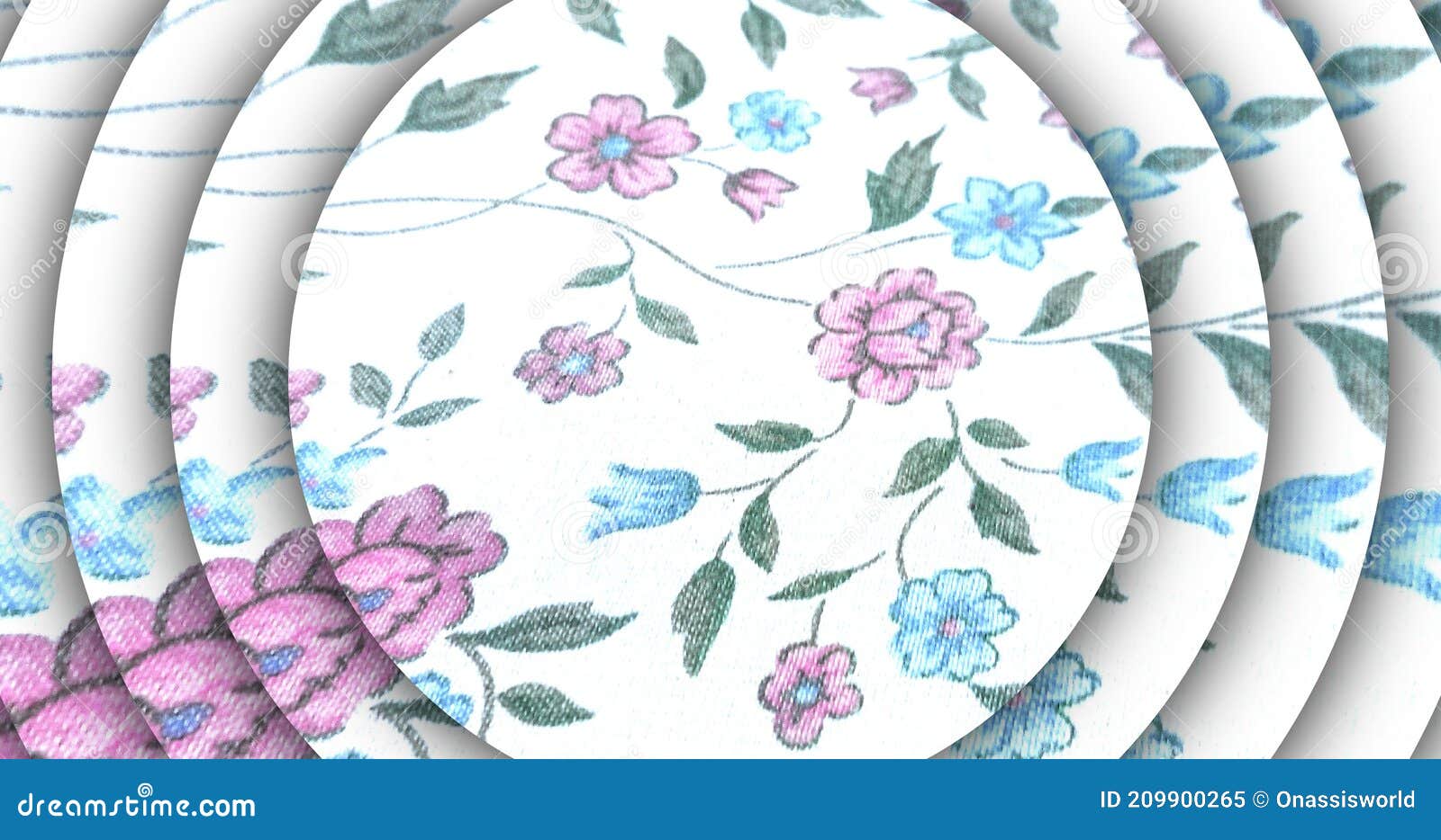 Unique Light Canvas Background Flowers Abstract Art Stock Illustration ...