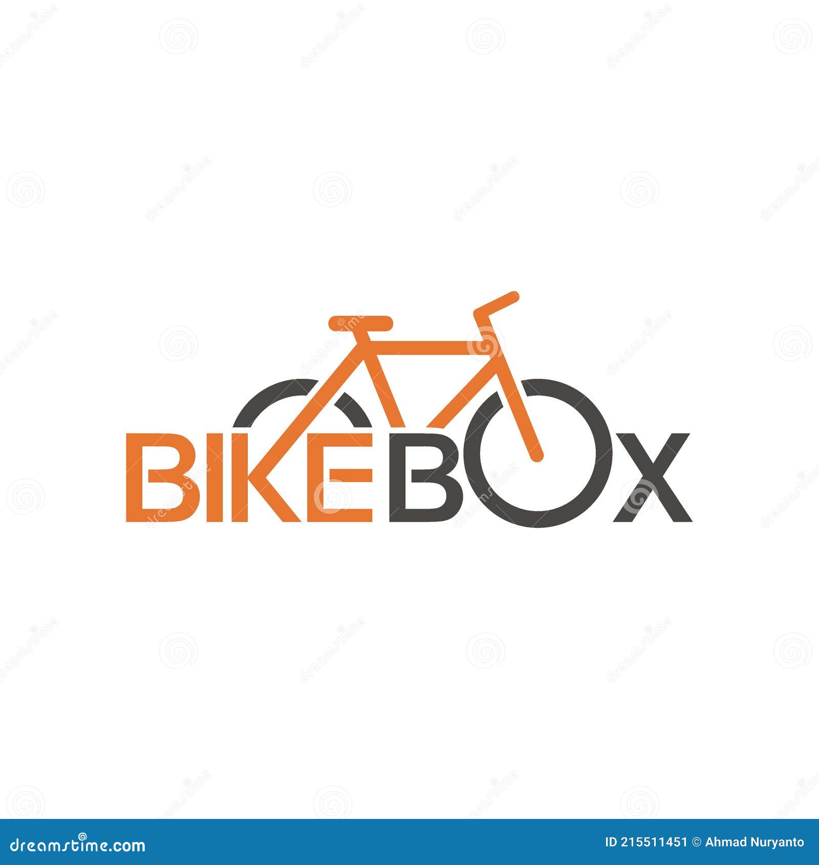 Unique logo for bike box stock vector. Illustration of adventure ...