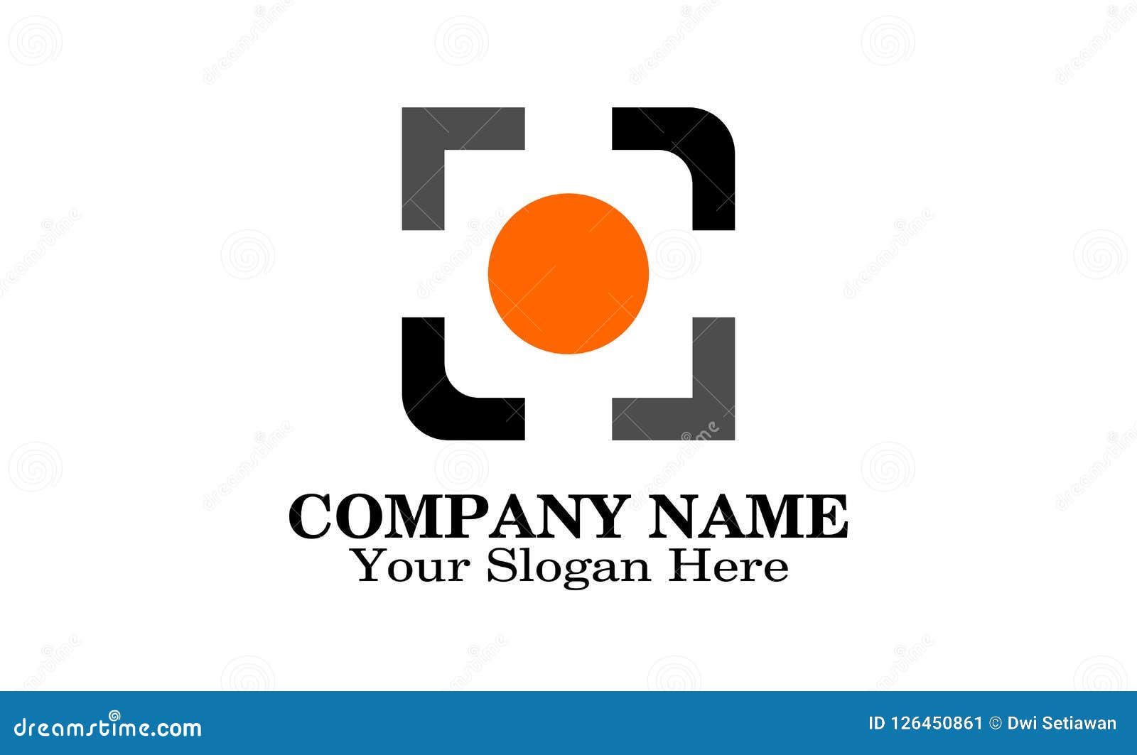 Unique logo design circle stock vector. Illustration of elements ...